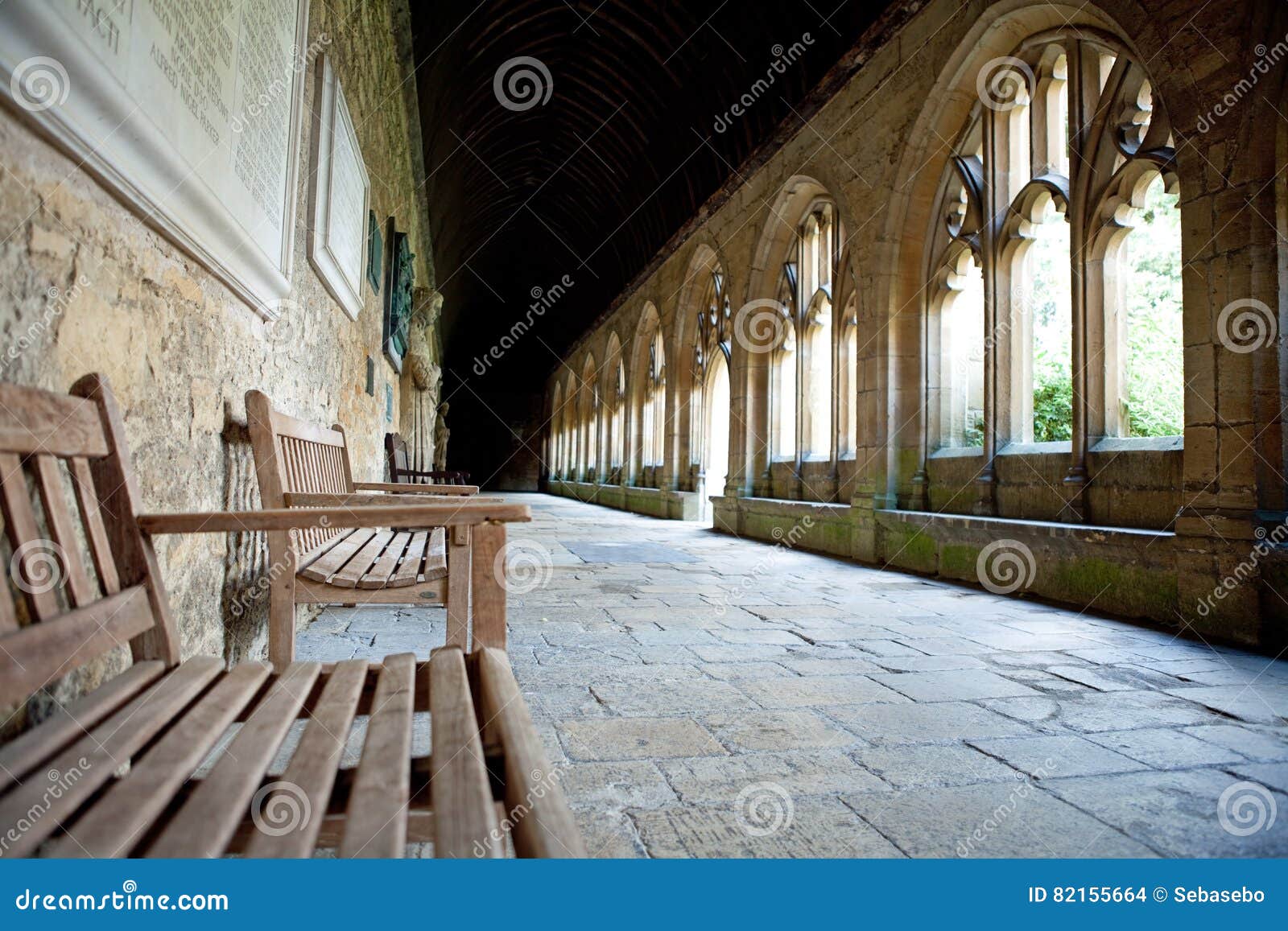 New College corridor stock photo. Image of destination - 82155664