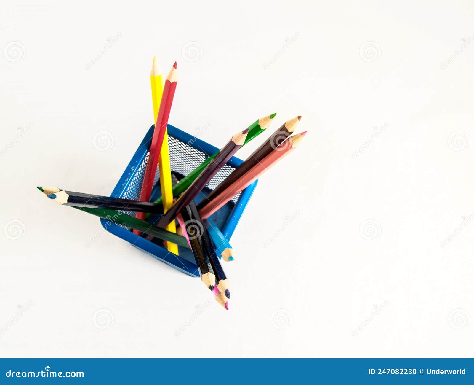 New Colored Pencils in the Box Container Stock Photo - Image of colour ...
