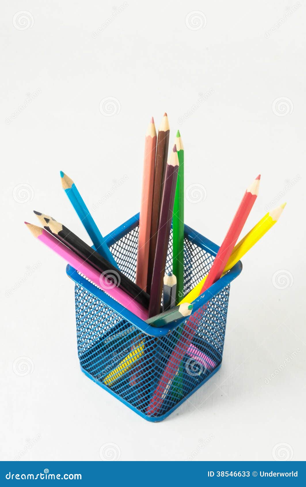 New Colored Pencils in the Box Container Stock Image - Image of pencil ...