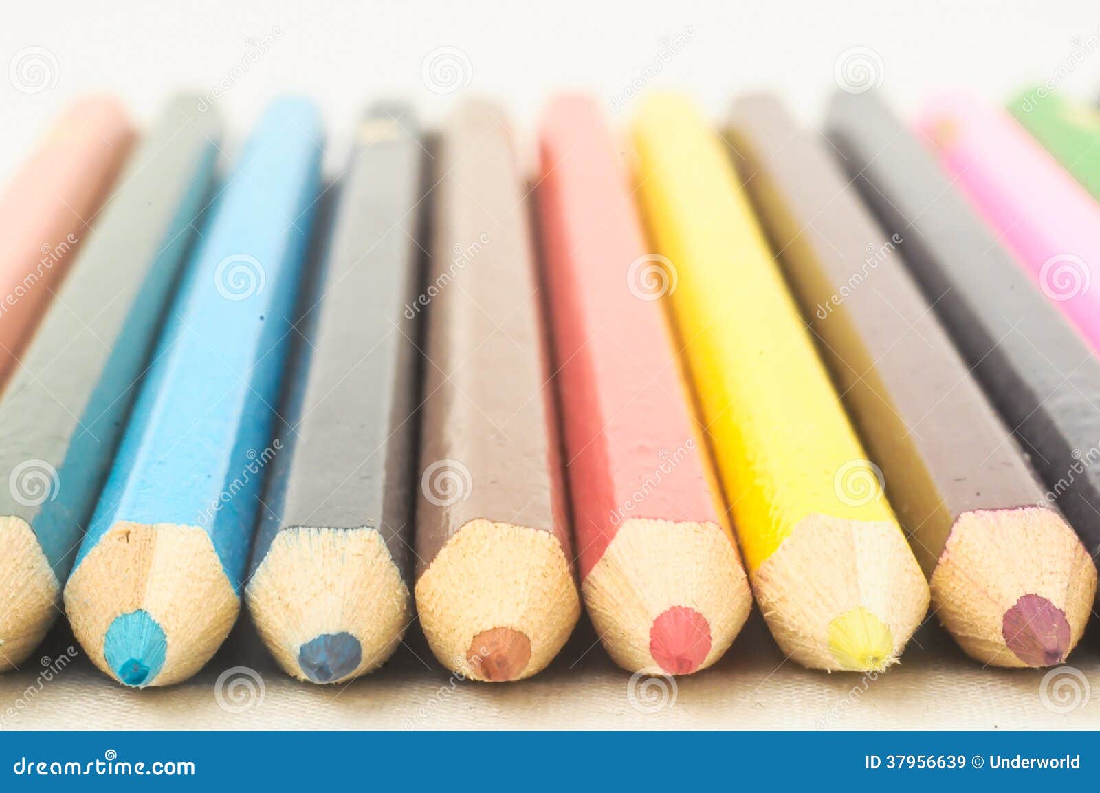 New Colored Pencils Textured Stock Image - Image of colour, tool: 37956639
