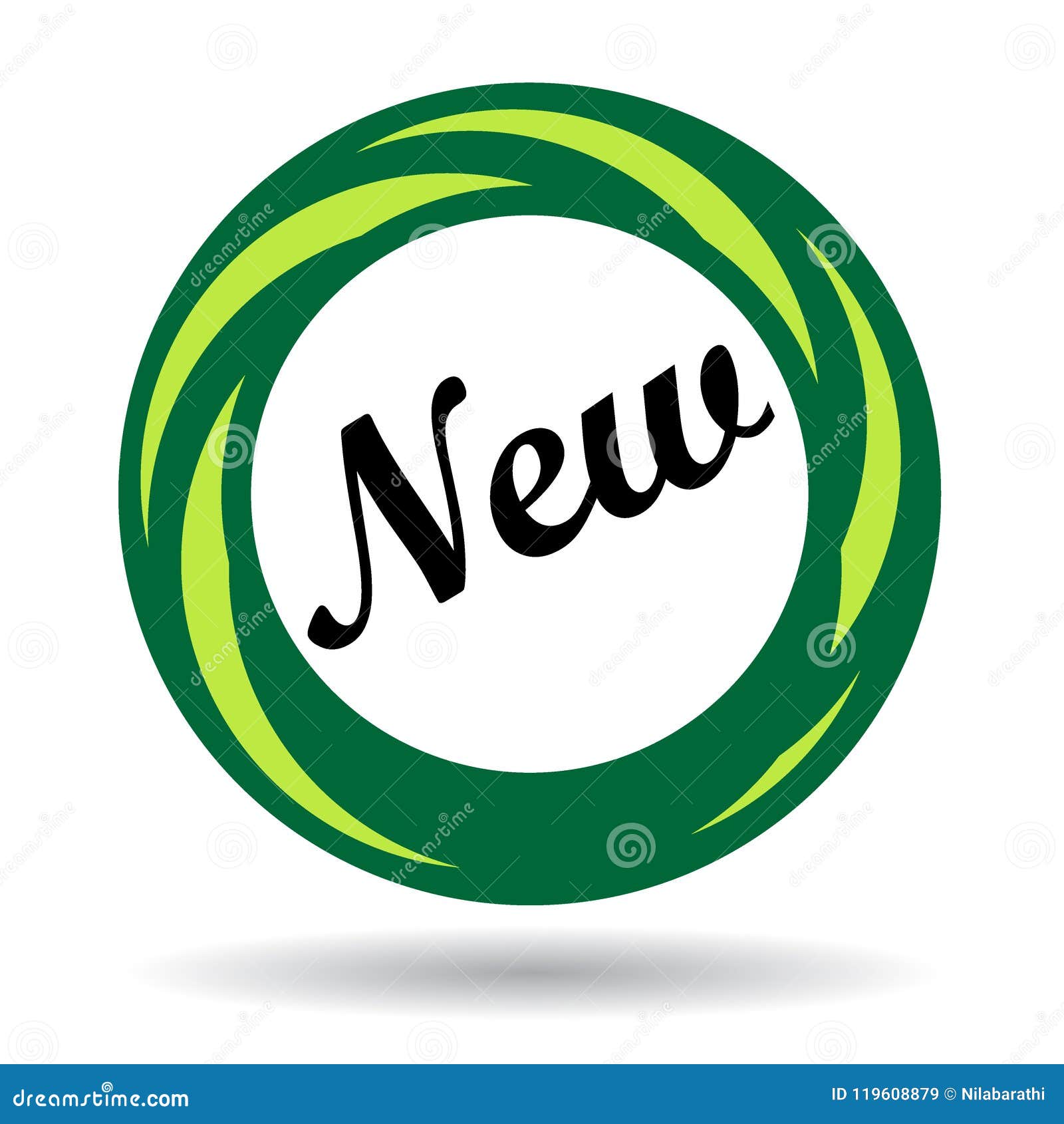 New colorful icon stock illustration. Illustration of list - 119608879