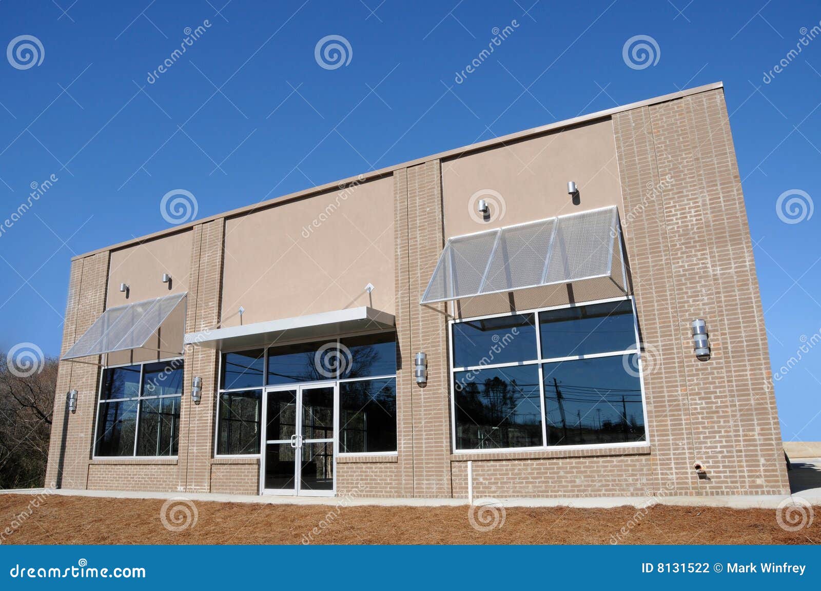 New Commercial Building stock photo. Image of corporation - 8131522