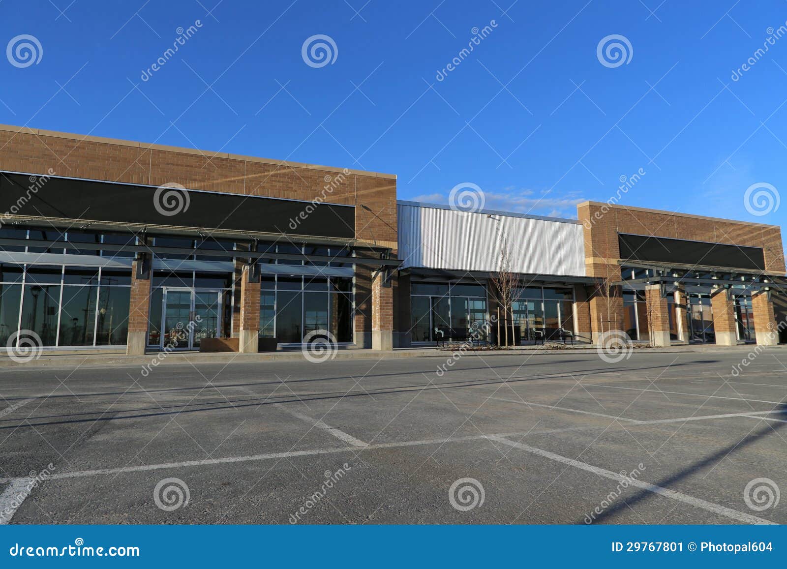 New Commercial Building stock image. Image of development - 29767801
