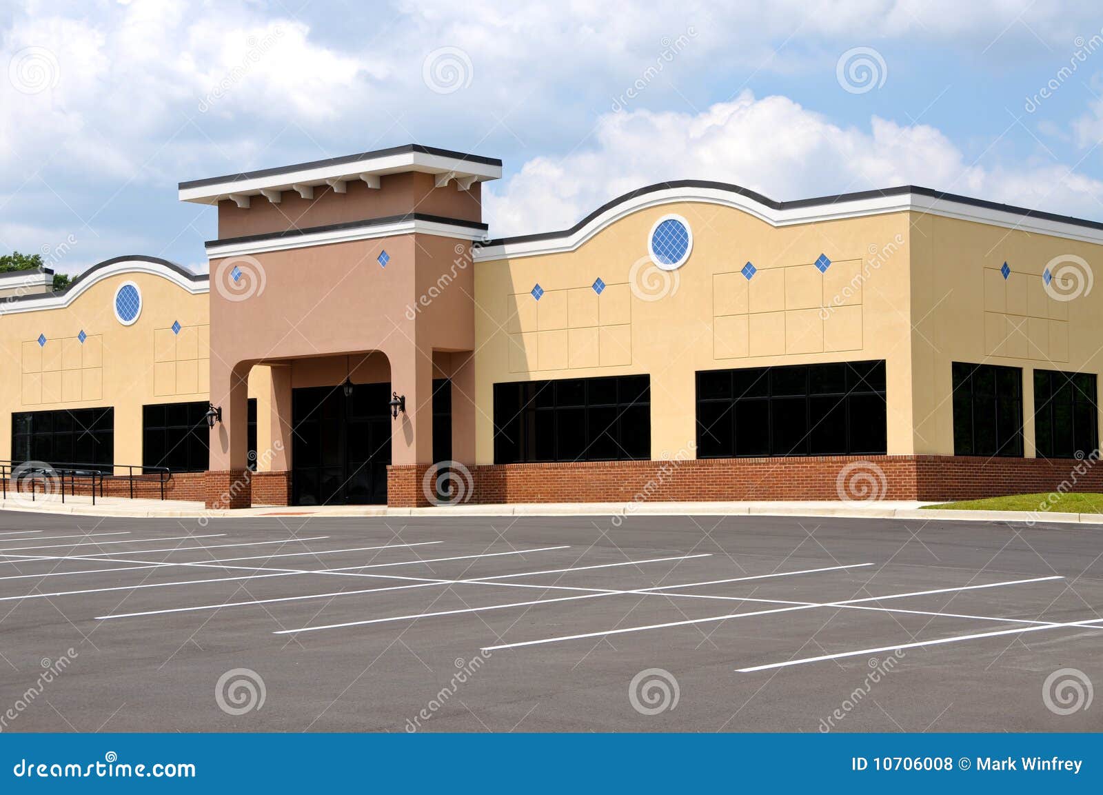 New Commercial Store Front stock photo. Image of exterior - 10706008