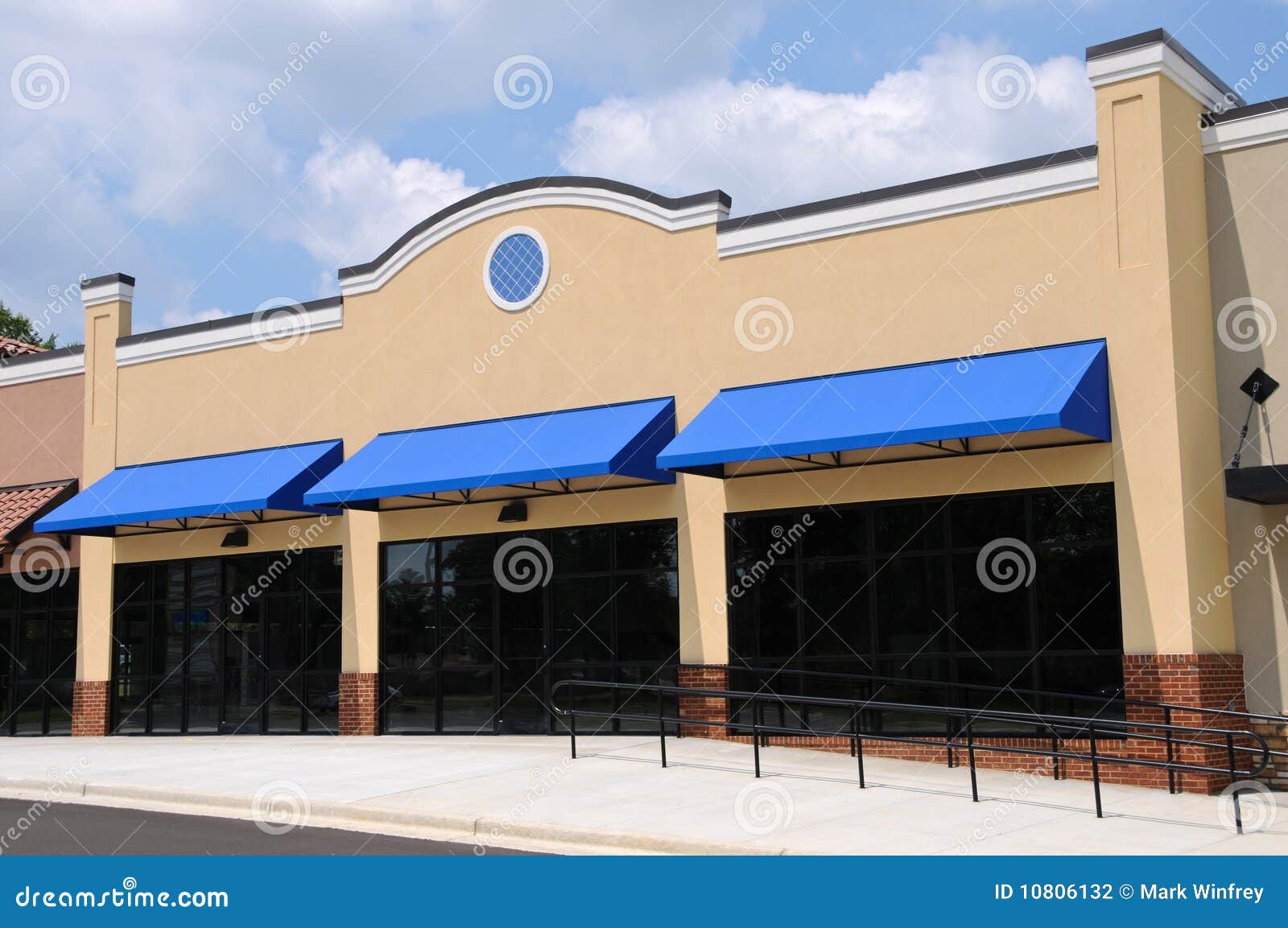 New Commercial Store Front stock photo. Image of store - 10806132