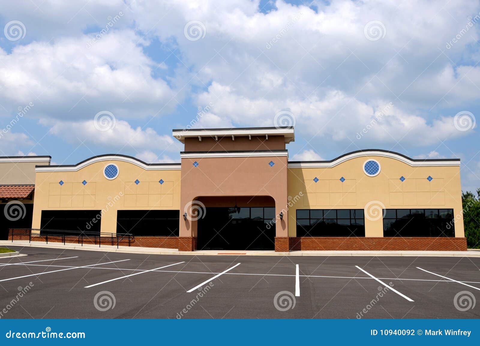 New Commercial Store Front stock photo. Image of shopping - 10940092
