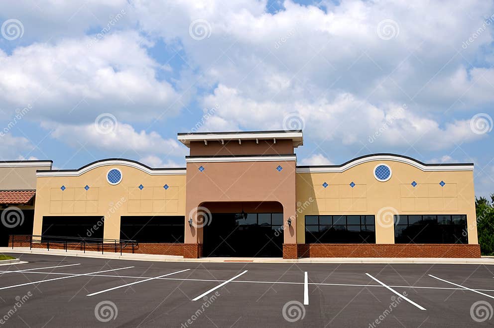 New Commercial Store Front stock photo. Image of shopping - 10940092