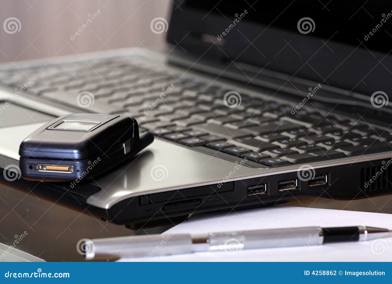 New communication tool stock photo. Image of office, eletronics - 4258862