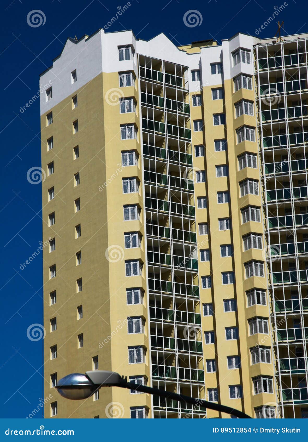 New Complex of Residential Buildings Stock Photo - Image of frame ...