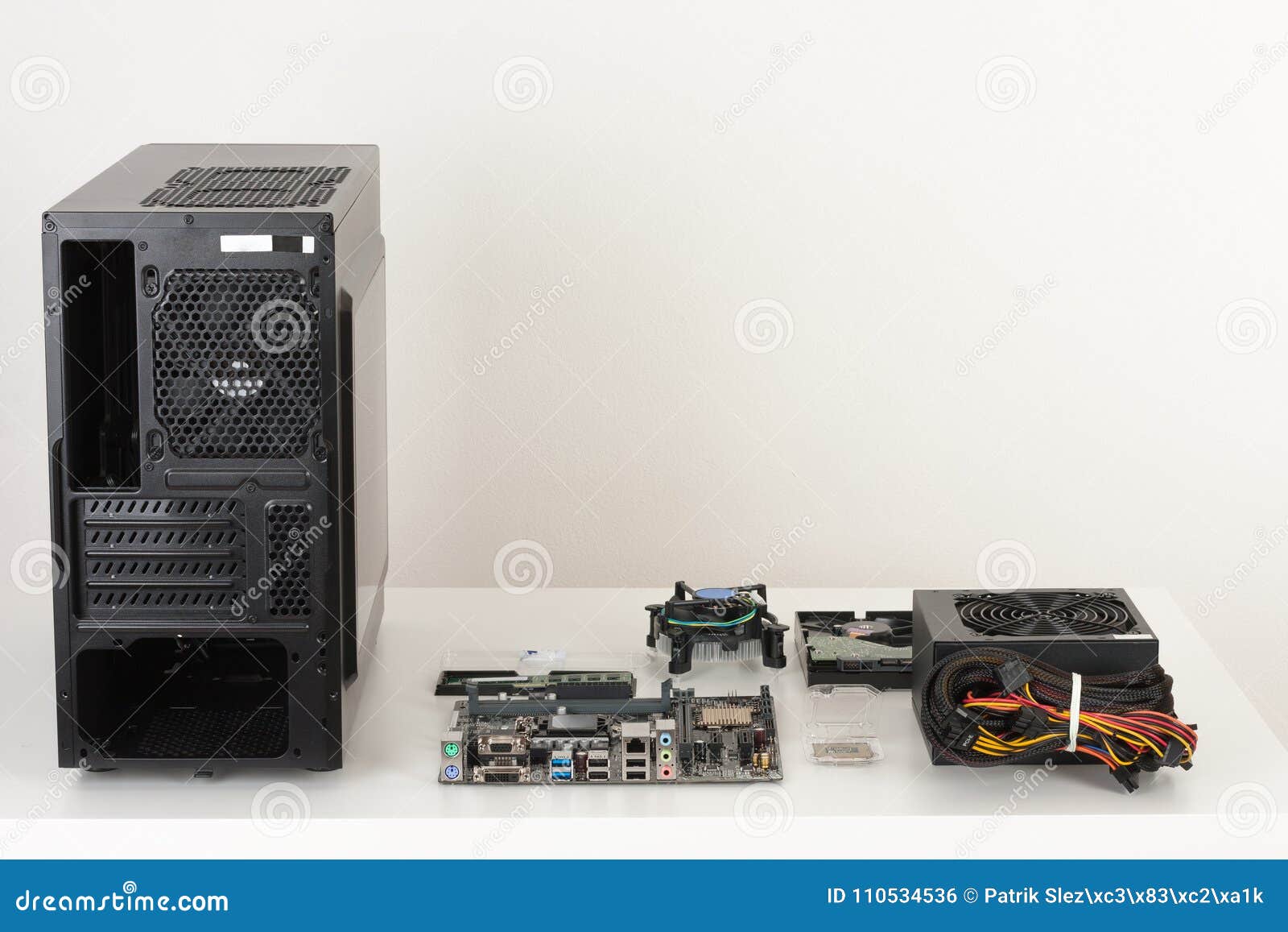 New Components, Hardware for Building Desktop PC. Stock Photo - Image ...