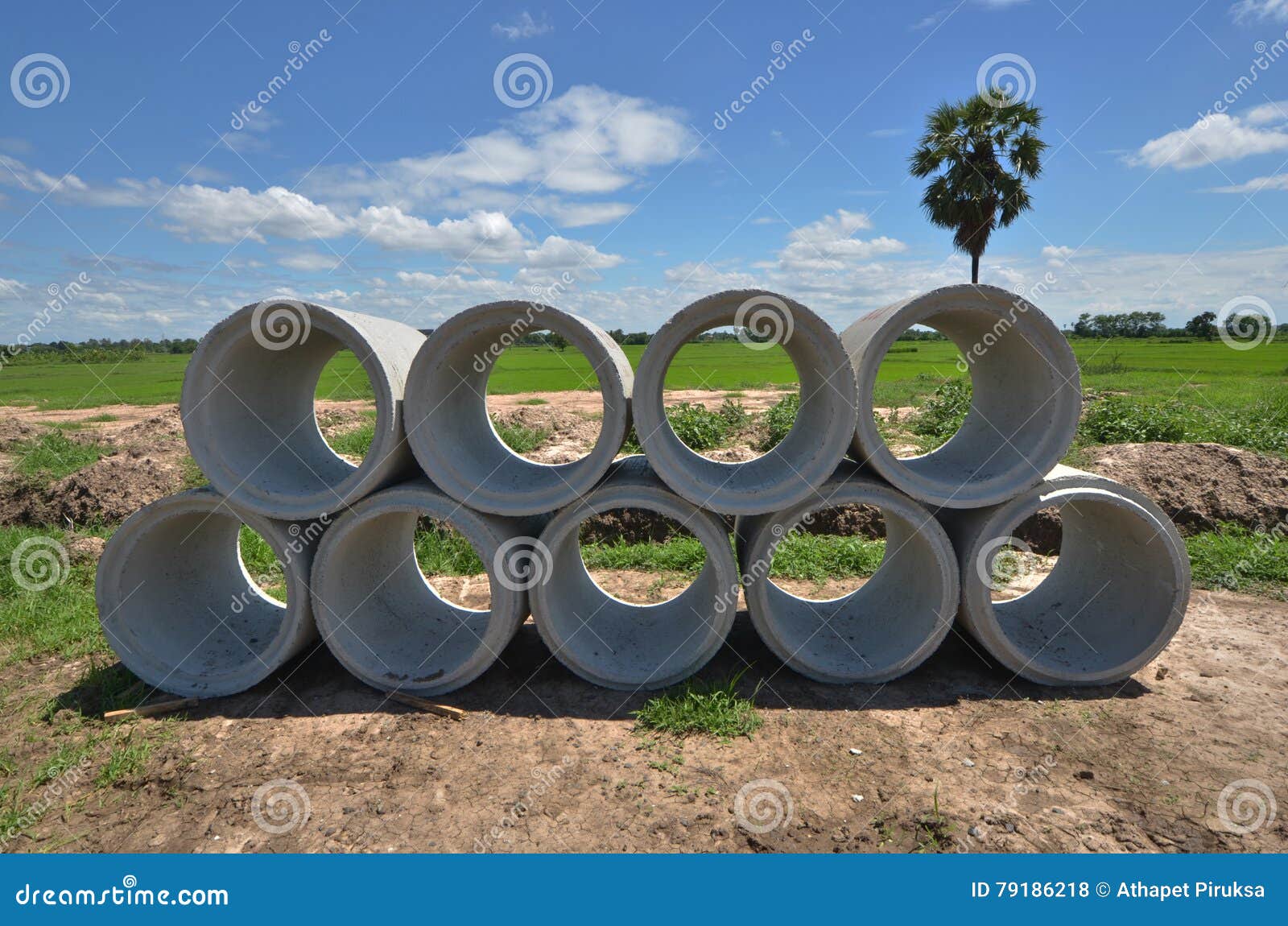 Old Culvert In Farm Field Stock Photo | CartoonDealer.com #123233520