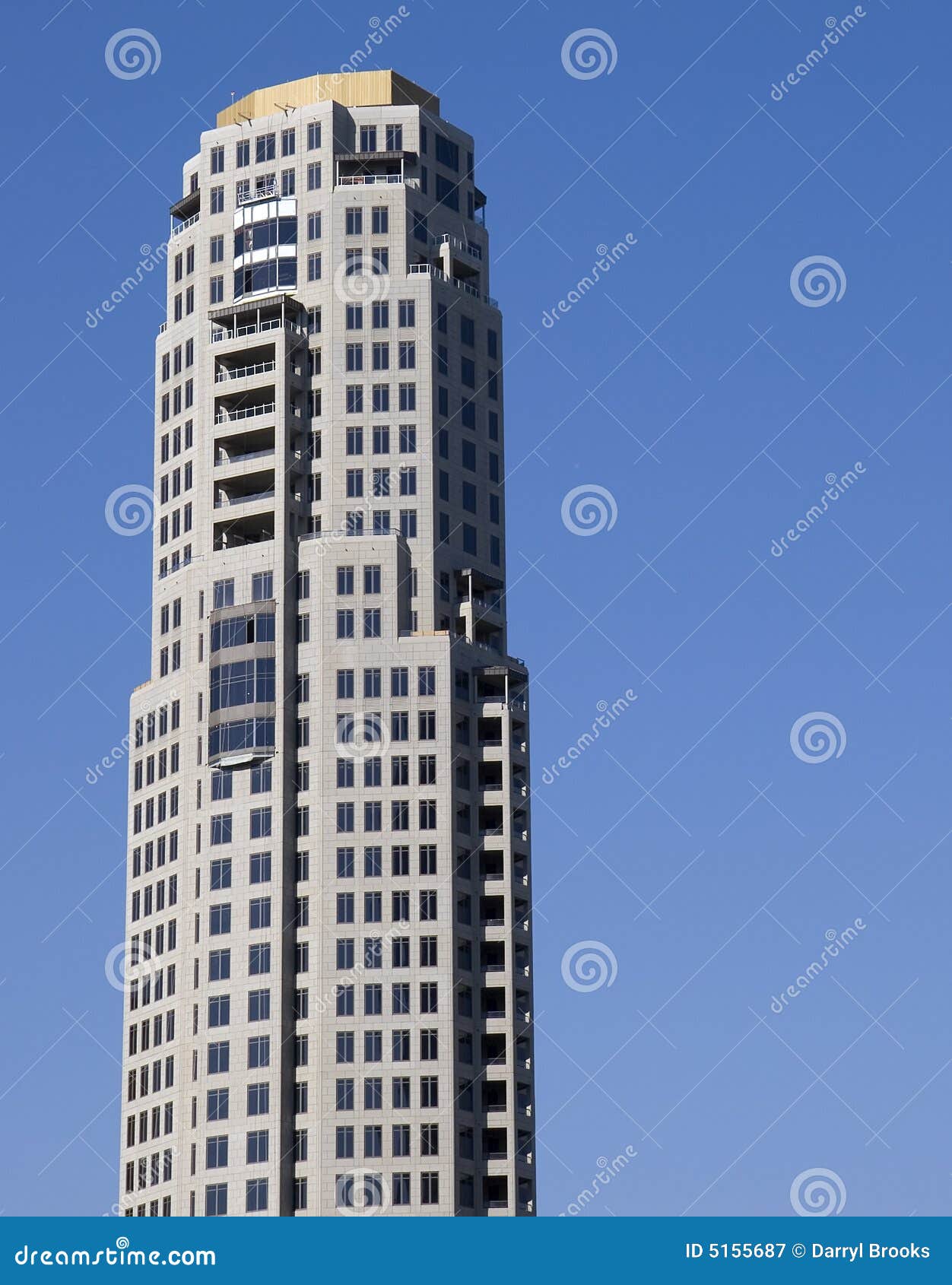 New Concrete Skyscraper stock image. Image of condos, metropolitan ...
