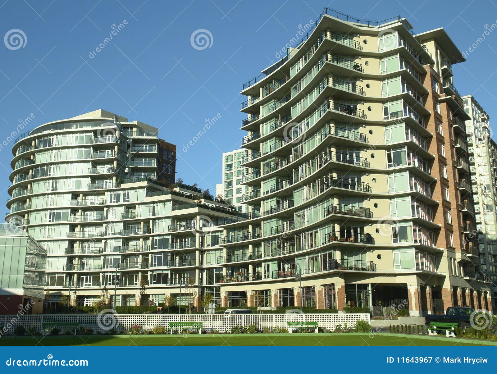 New Condominium Victoria BC Stock Image - Image of coast, houses: 11643967