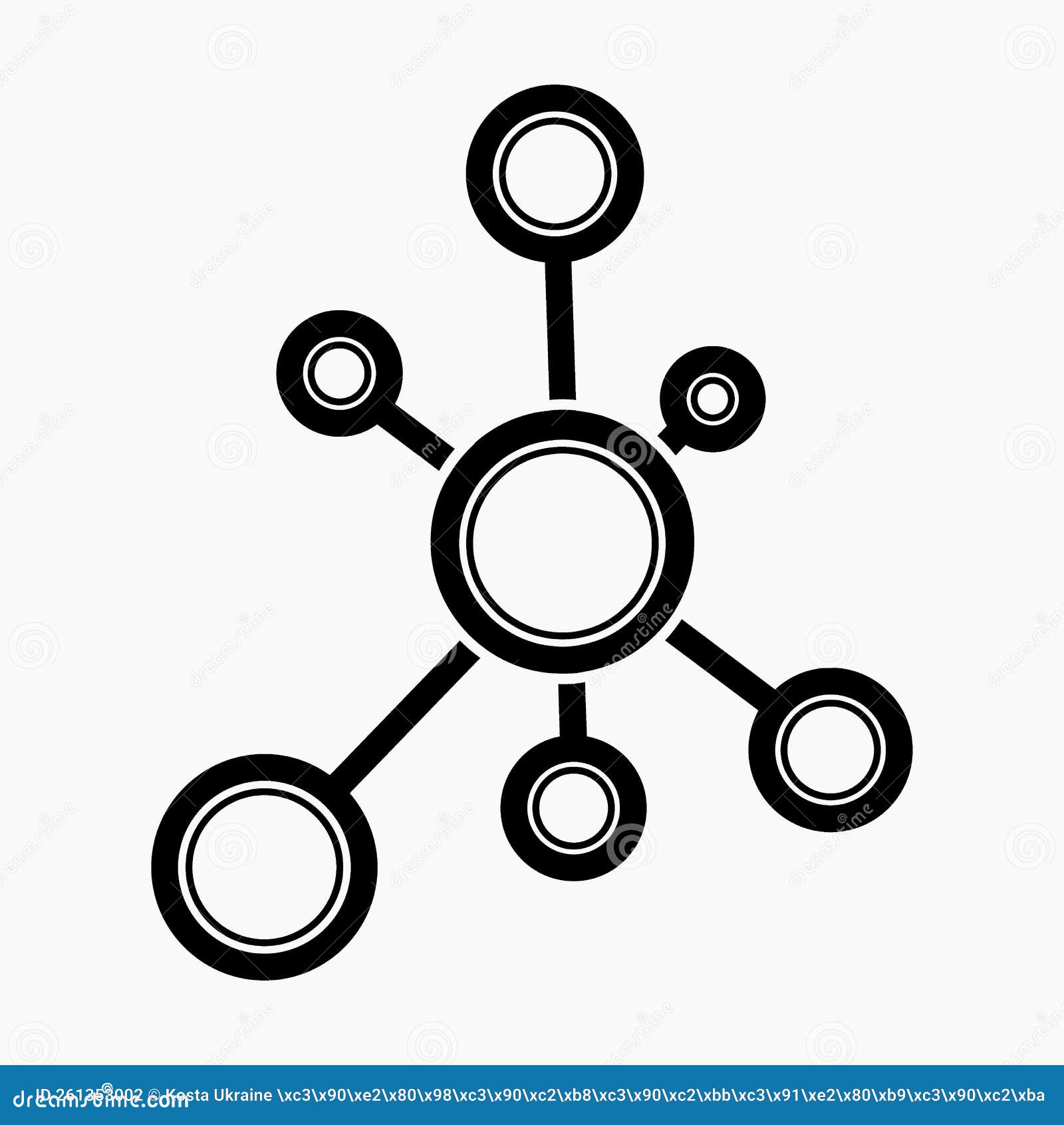 New Connections Vector Icon Stock Vector - Illustration of pictogram ...