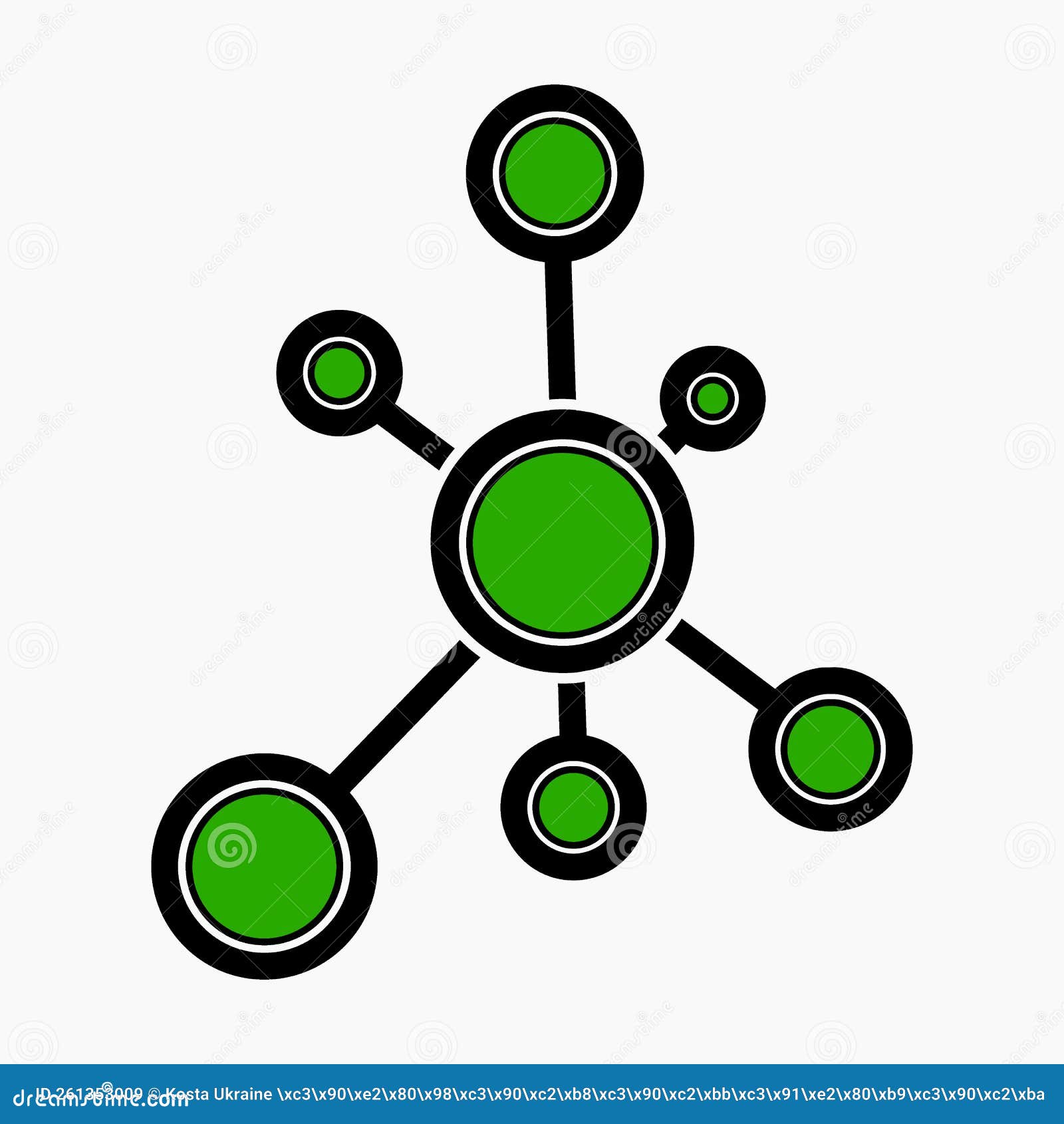 New Connections Vector Icon Stock Vector - Illustration of line ...