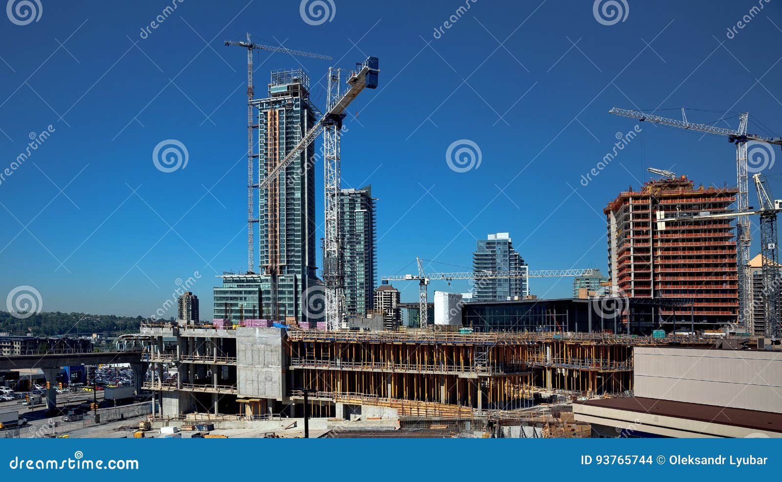 New Construction in Burnaby City Stock Photo - Image of apartment, city ...