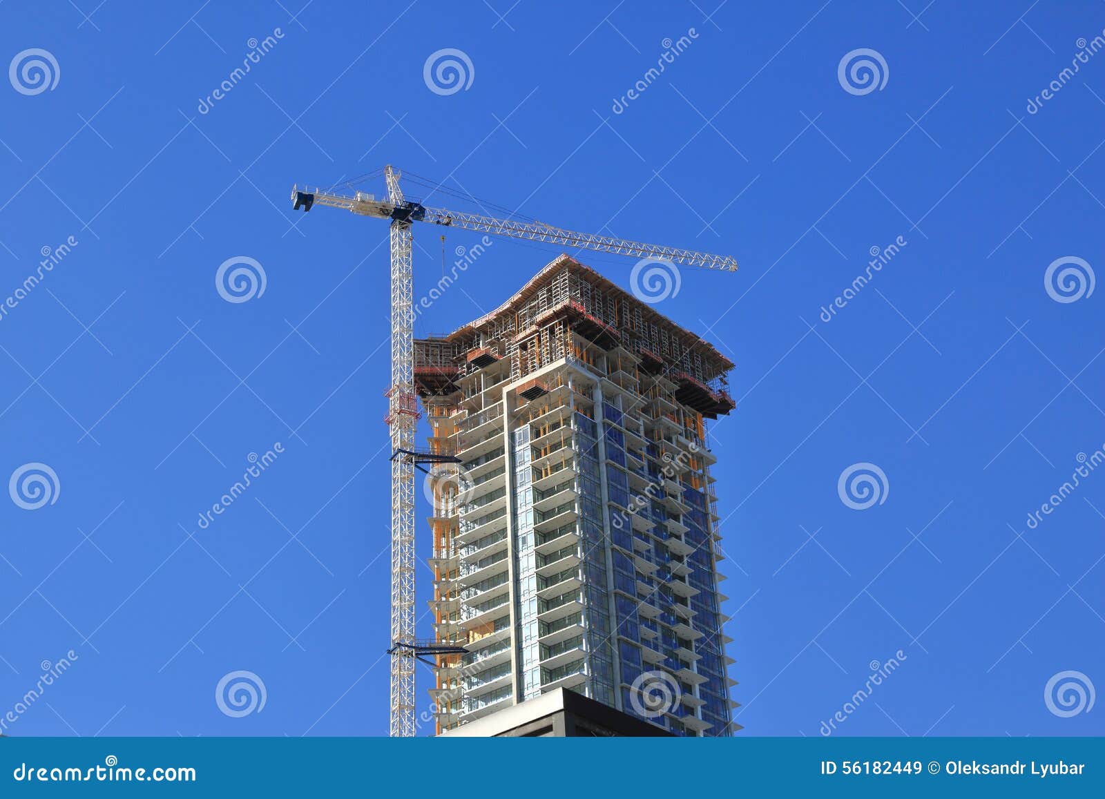 New Construction in the City Stock Image - Image of growth, built: 56182449