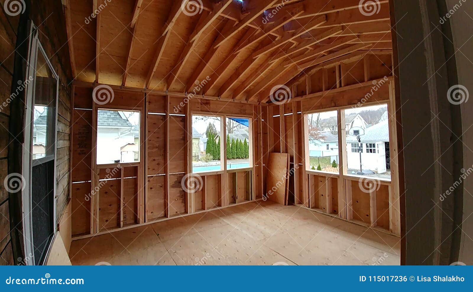 New Construction Framing stock photo. Image of house - 115017236