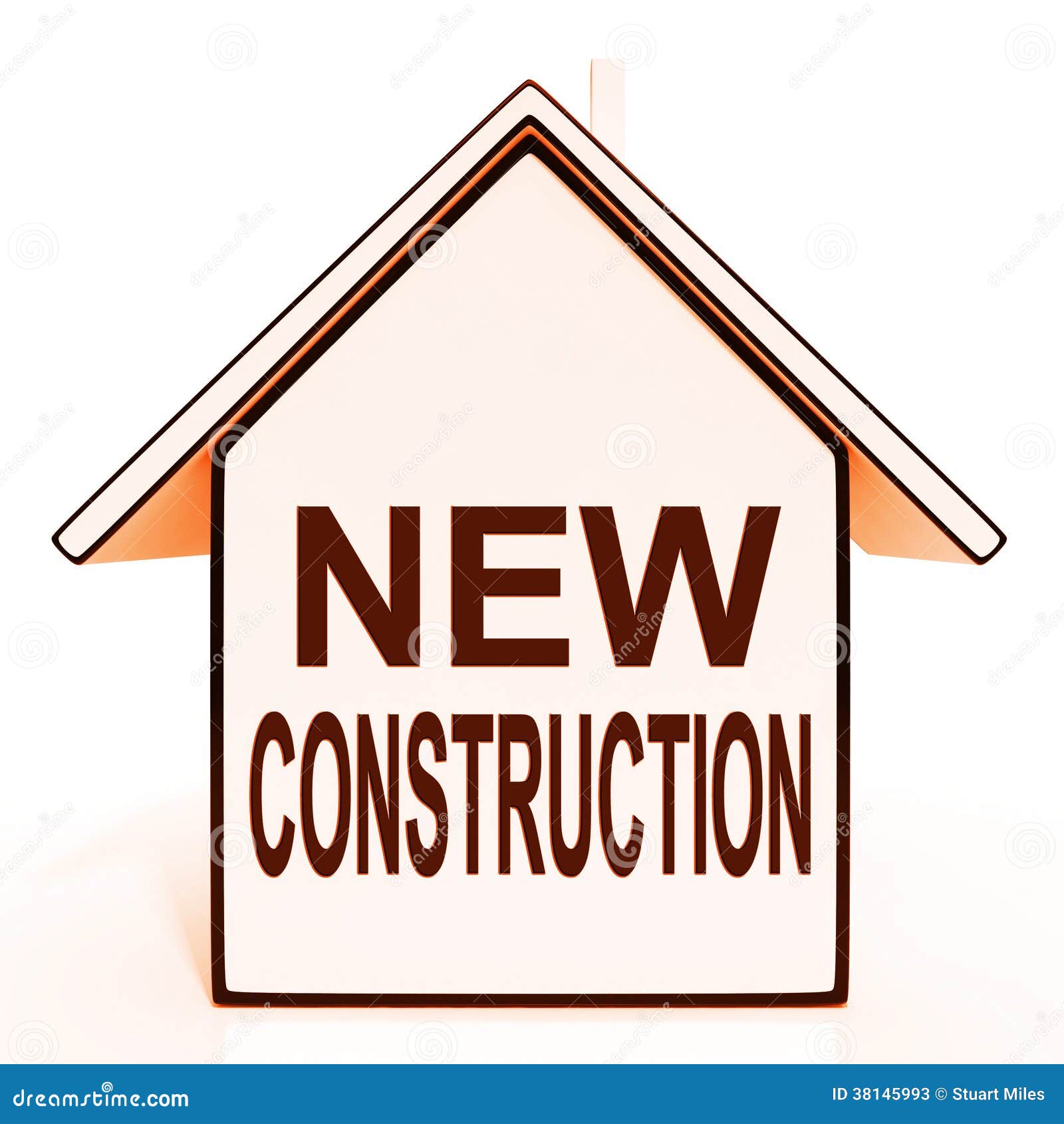 New Construction House Shows Recent Building or Development Stock ...