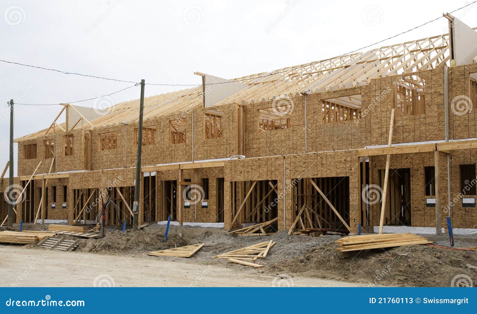 New construction site stock image. Image of carpentry - 21760113