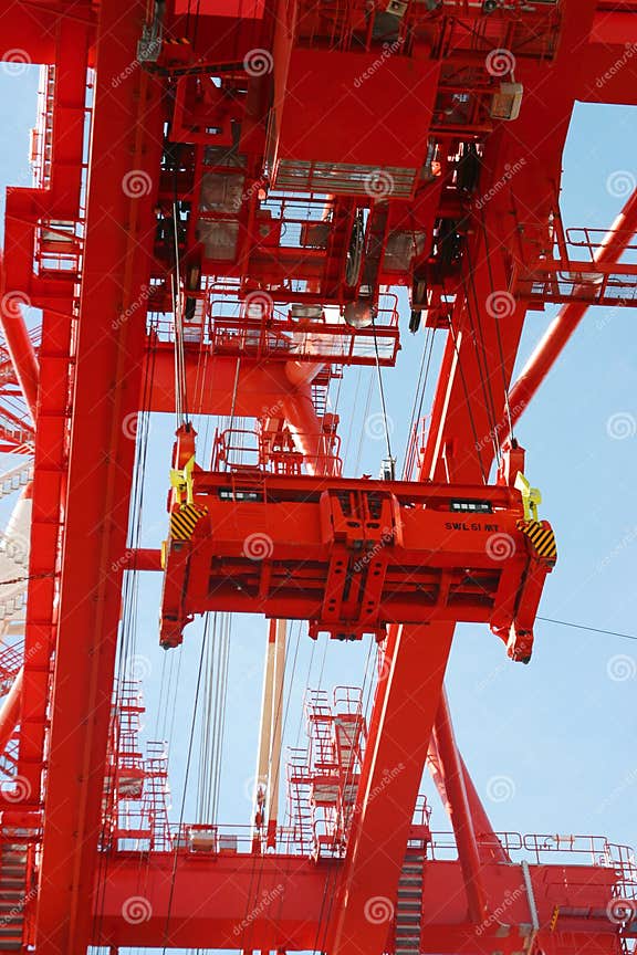 New Container crane stock image. Image of port, cargo - 12121677
