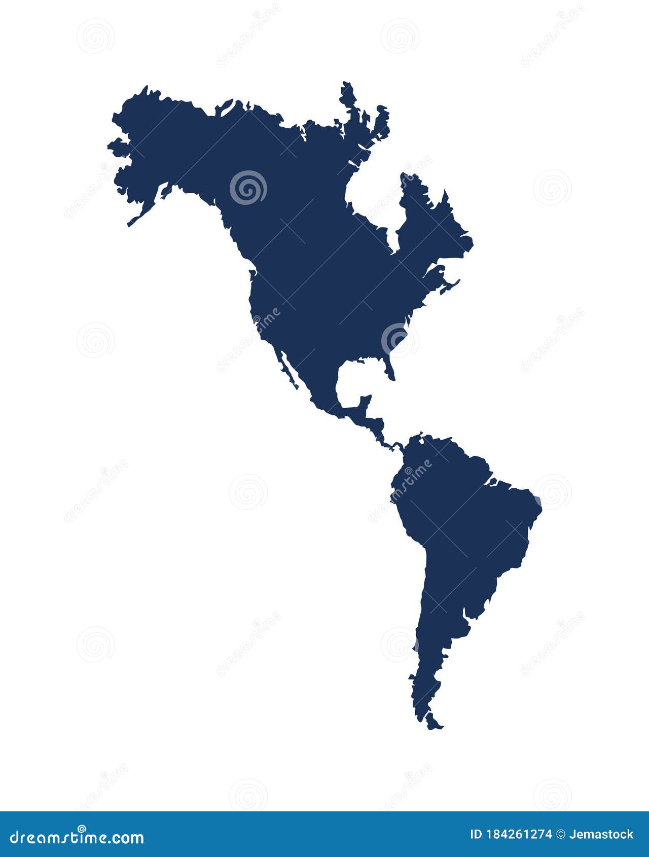 New Continent American Isolated Icon Stock Vector - Illustration of ...