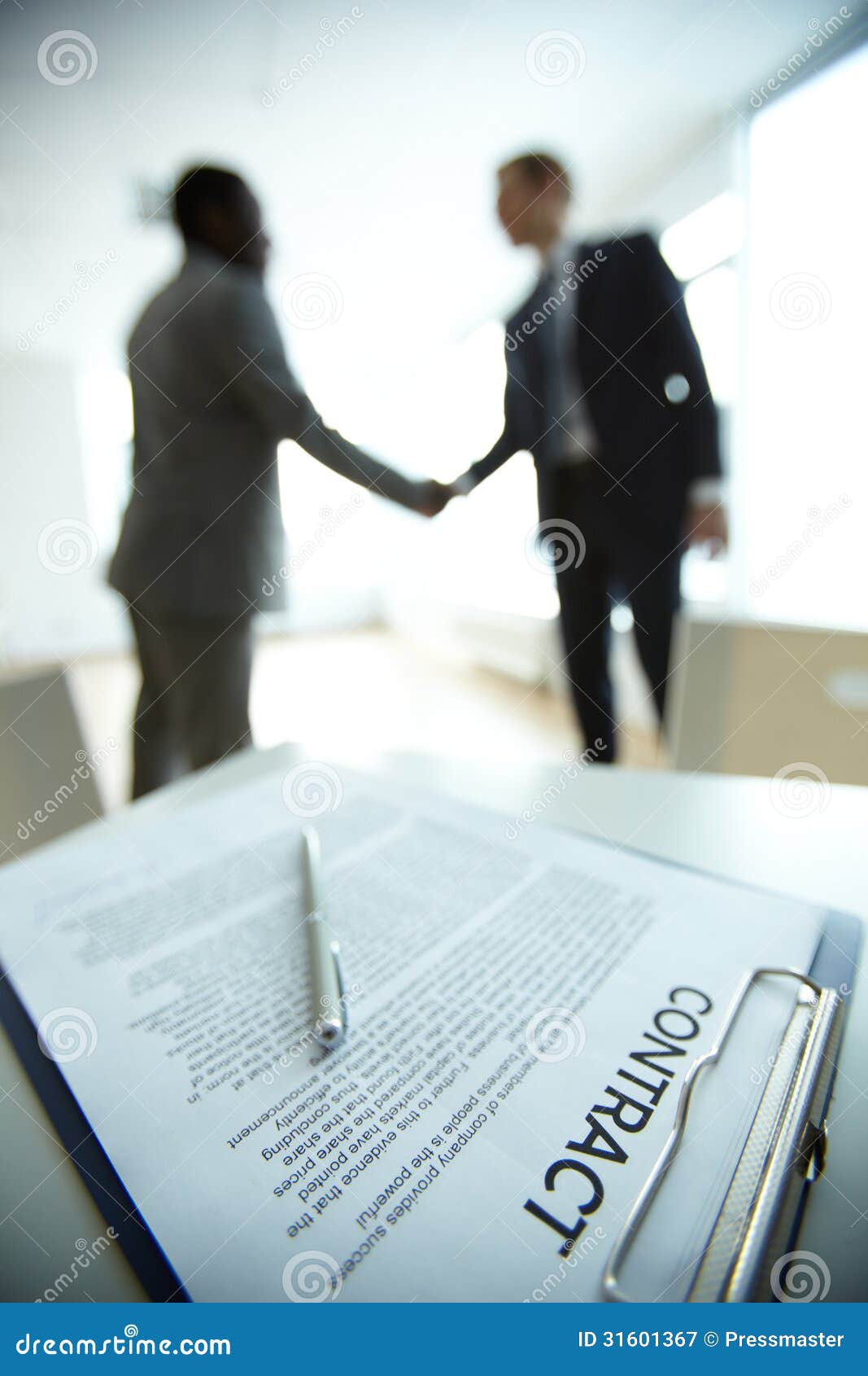 New contract stock image. Image of companionship, collaboration - 31601367