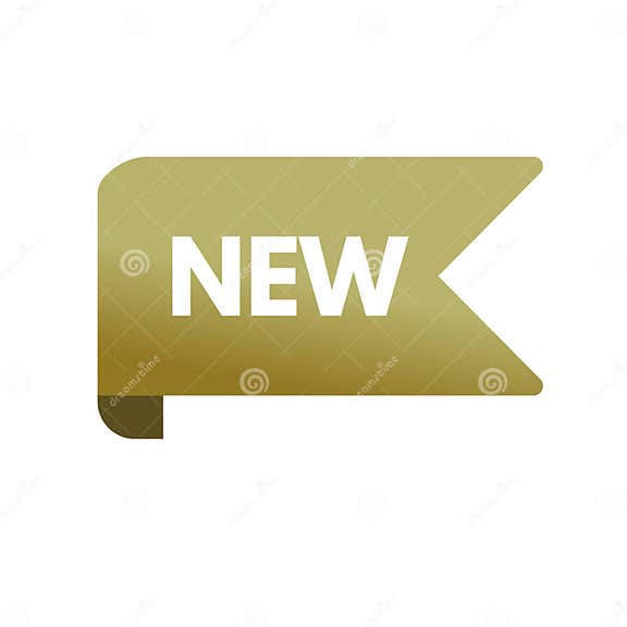 New corner sticker stock illustration. Illustration of internet - 354383210