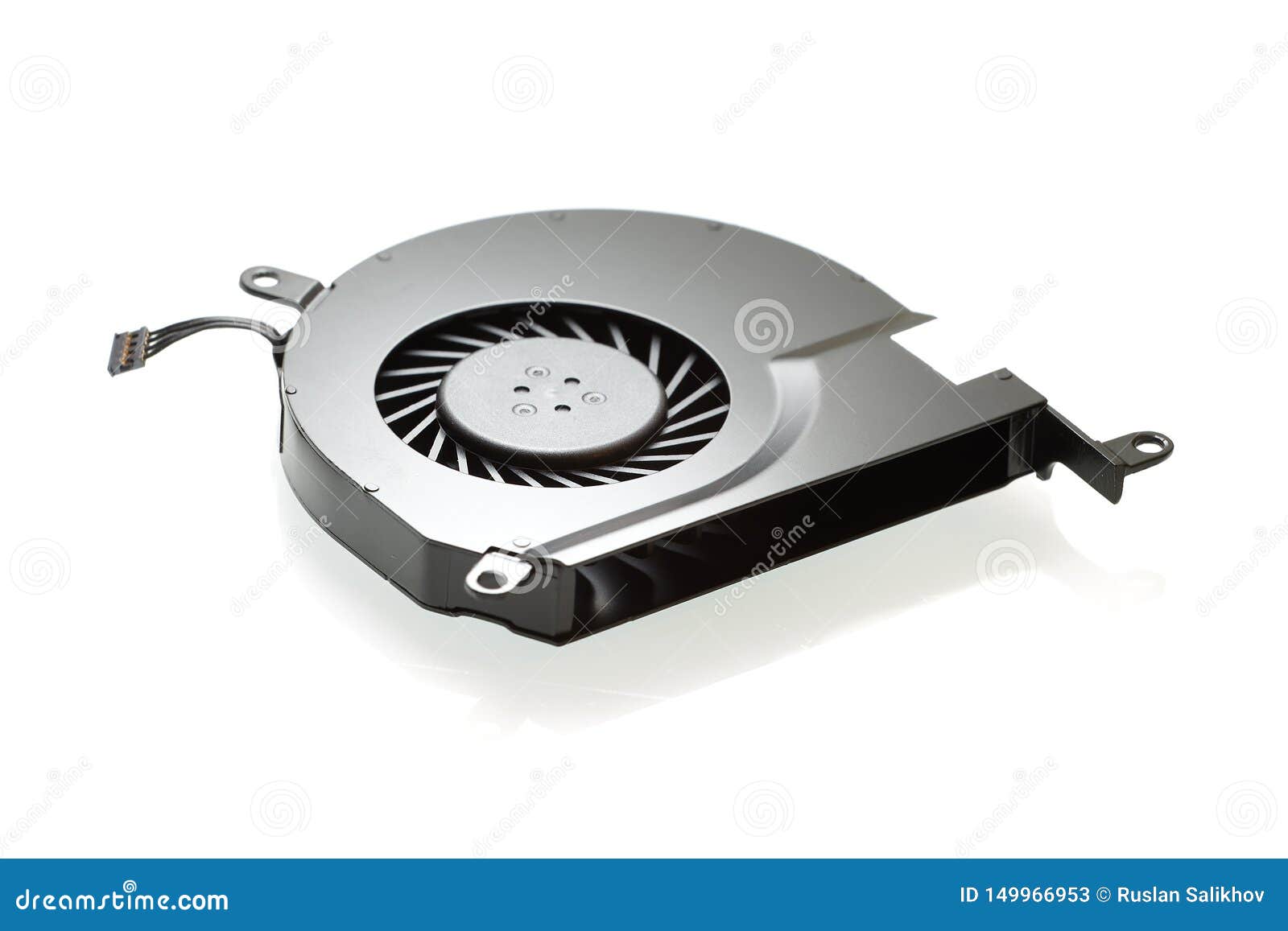 New Cpu Fan Isolated on White Background. Part of Cooling System for ...