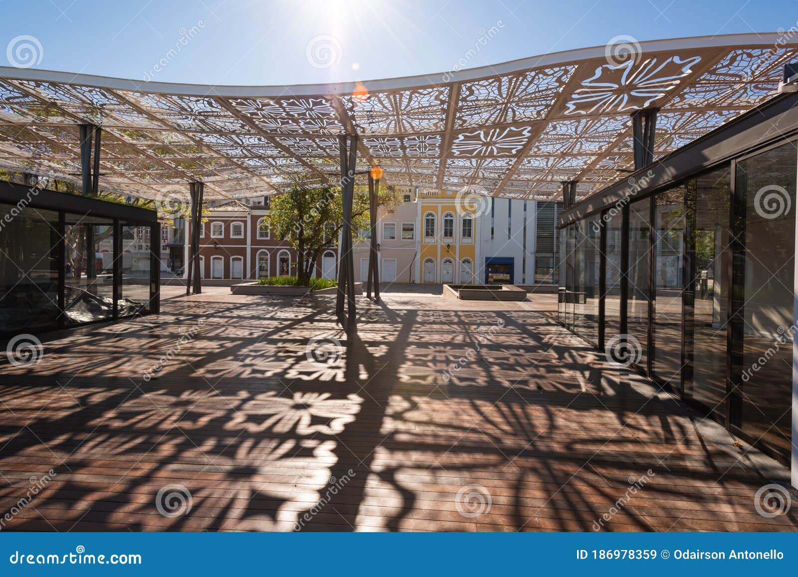 New Customs Square in Florianopolis, Renovated and Preserved Editorial ...