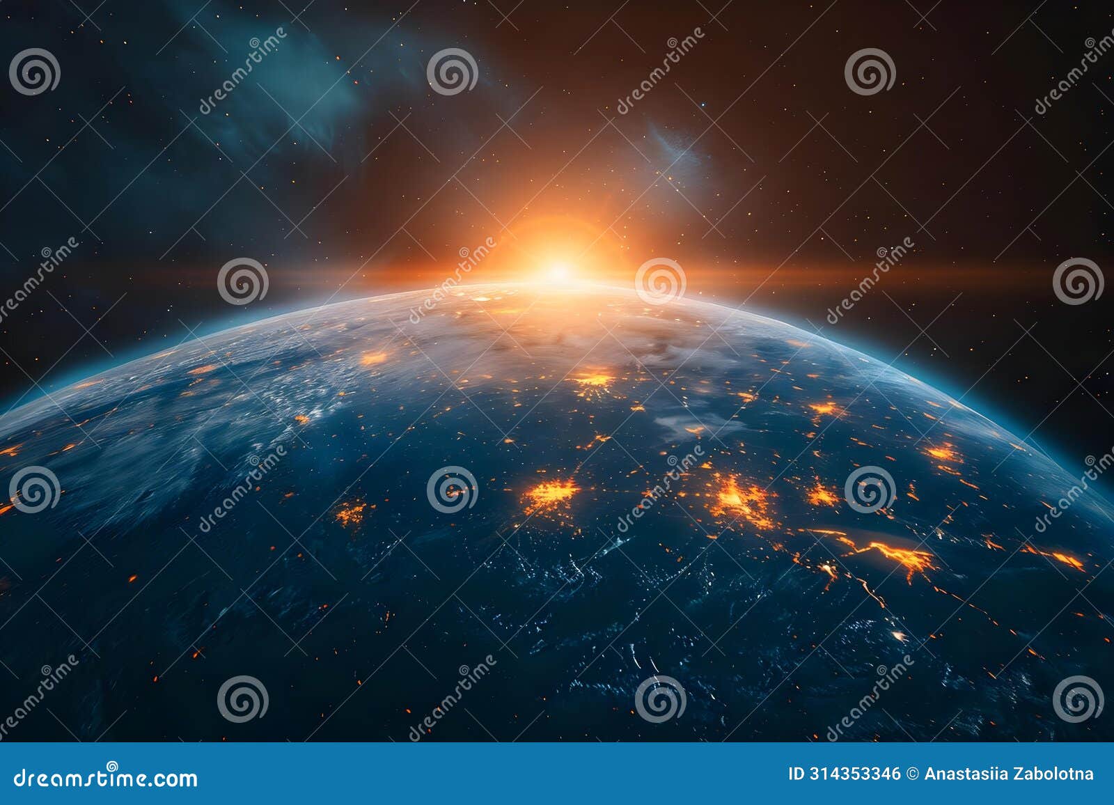 New Dawn: Humanity S Leap into the Cosmos. Concept Space Exploration ...