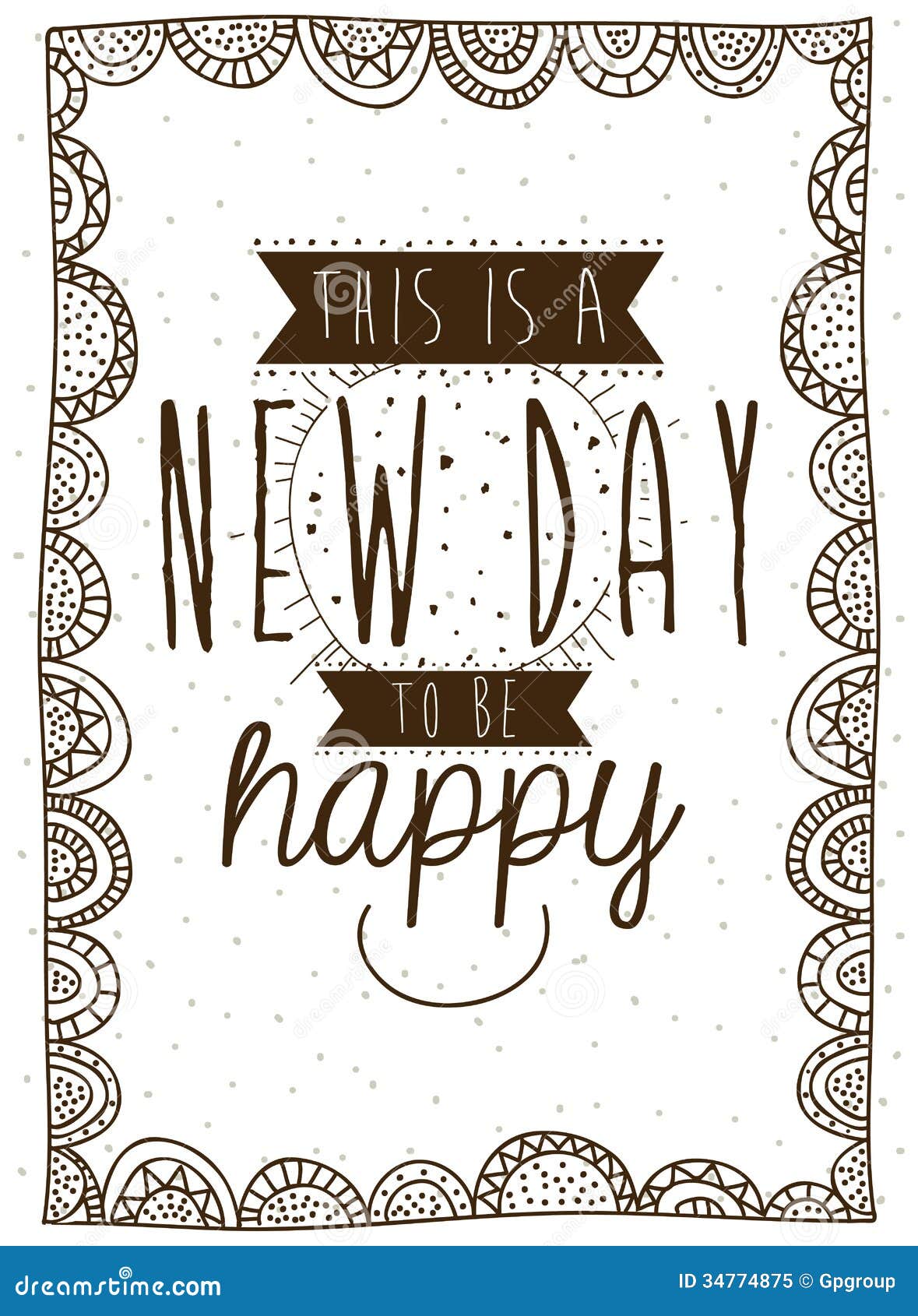 New day stock illustration. Illustration of organize - 34774875