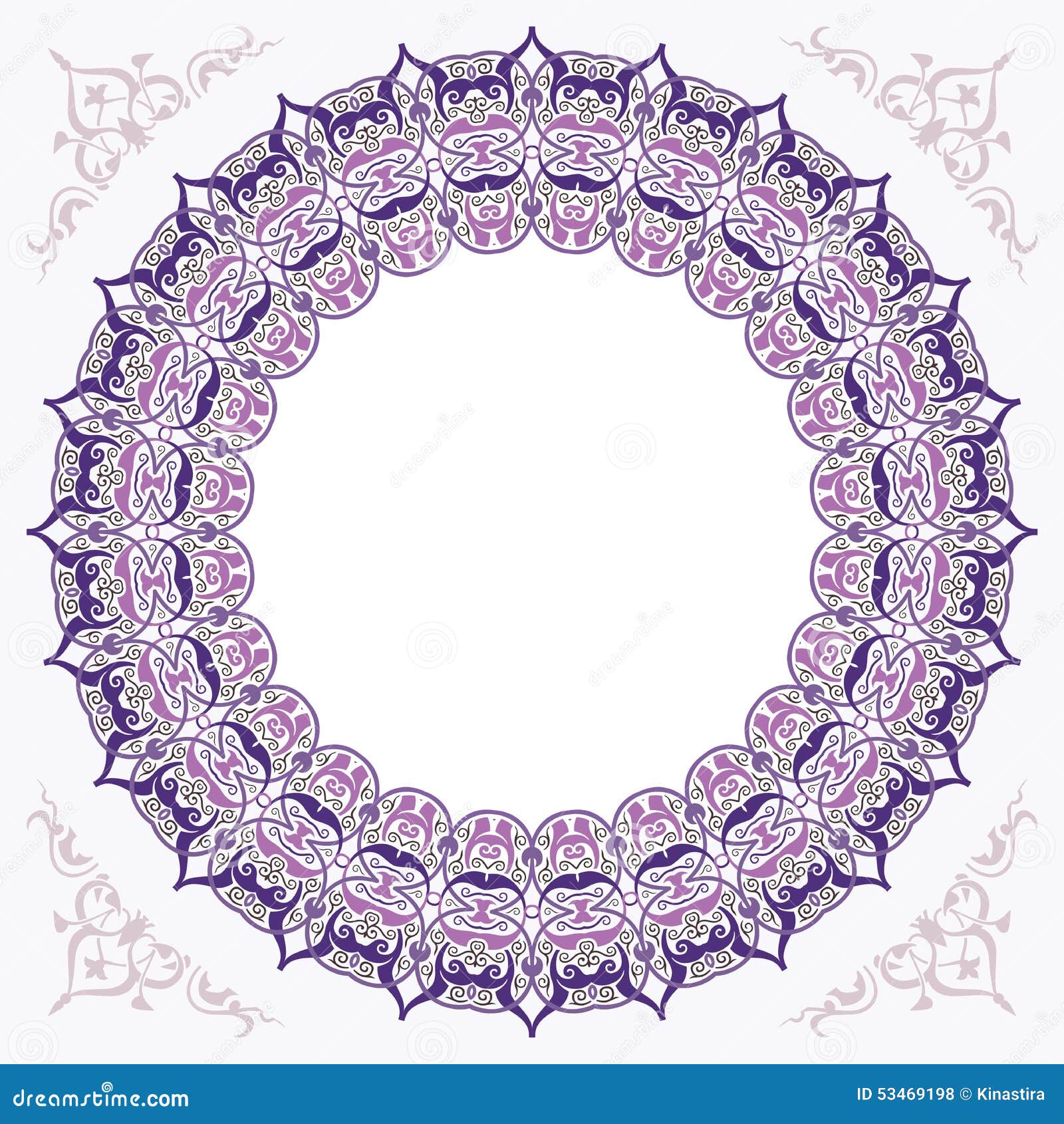 New Decoratif Circle Circular Design Stock Vector - Illustration of ...
