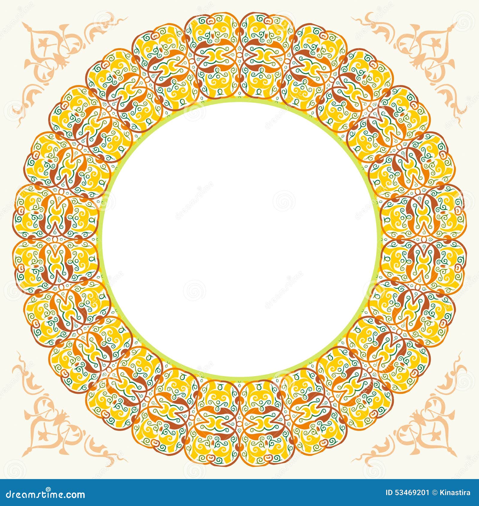 New Decoratif Circle Circular Design Stock Vector - Illustration of ...