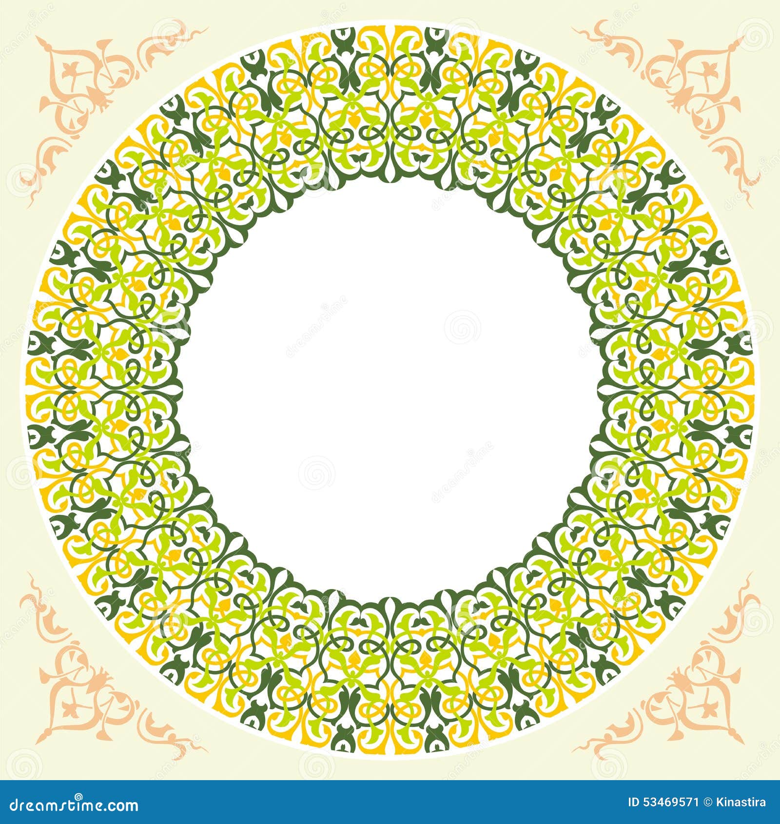 New Decoratif Circle Circular Design Stock Vector - Illustration of ...