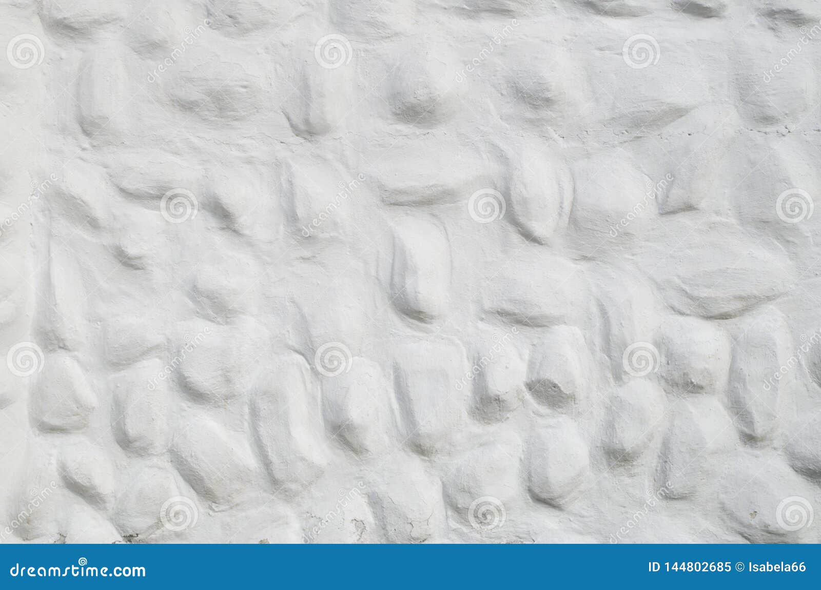 New Decorative White Relief Plaster with Rounded Convex Elements Stock ...