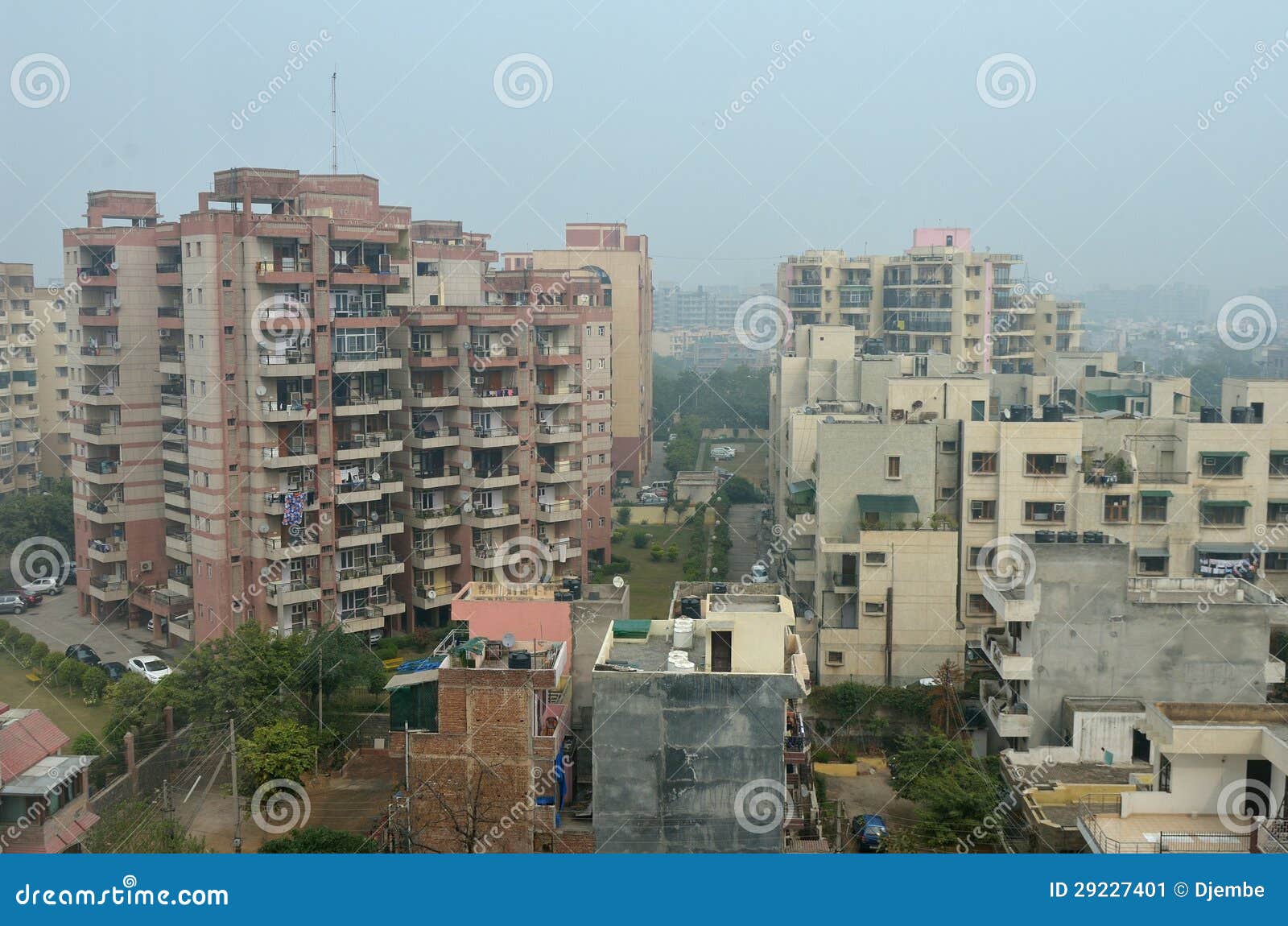 New Delhi stock image. Image of asian, pollution, skyscraper - 29227401