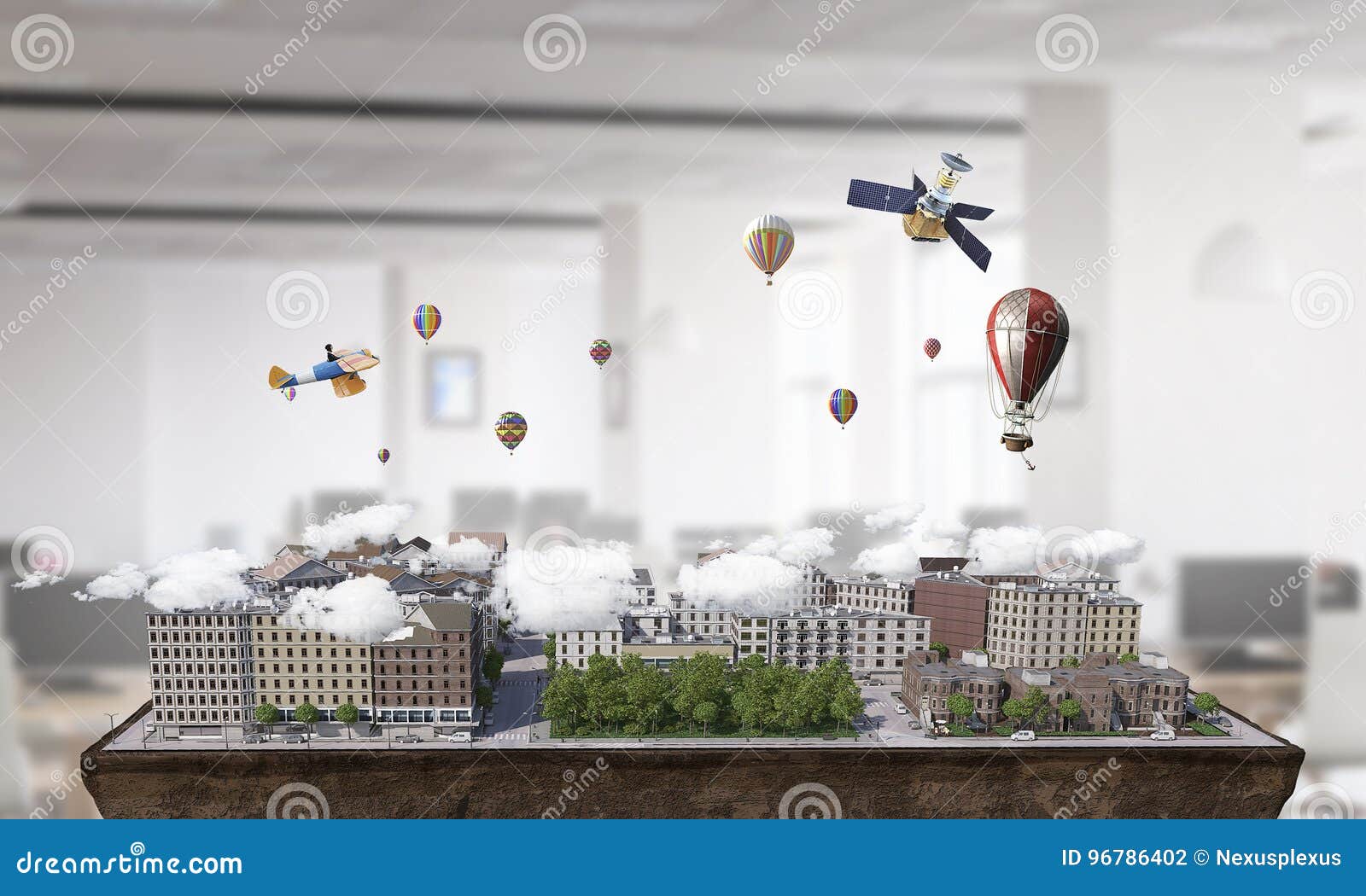 New Development Project. Mixed Media Stock Photo - Image of real, home ...