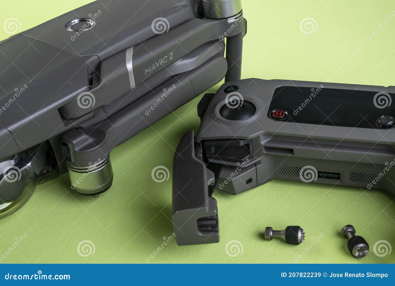 DJI Mavic 2 Pro With Hasselblad Camera Isolated On White Background ...