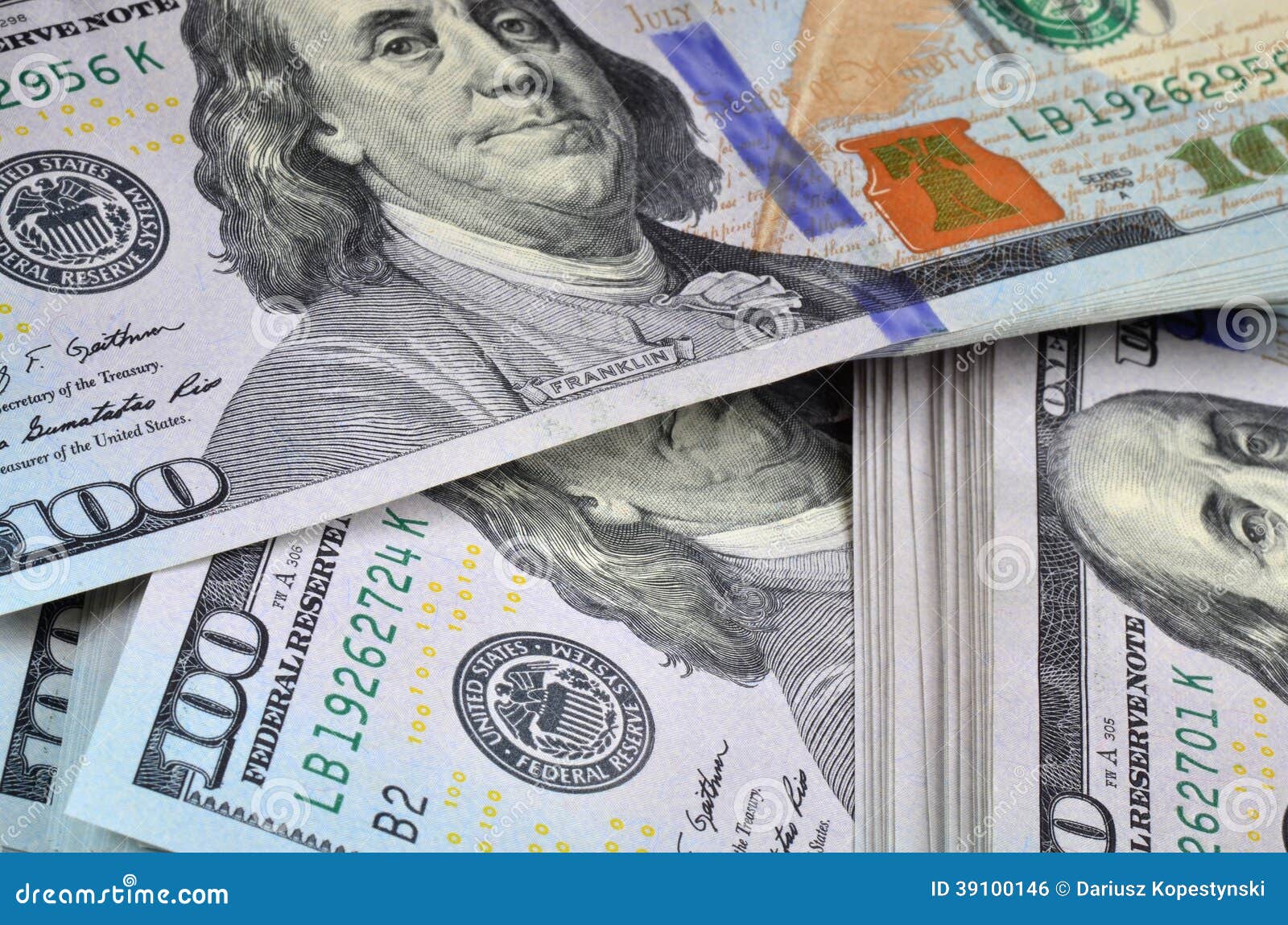 New dollar banknotes stock photo. Image of finance, banking - 39100146