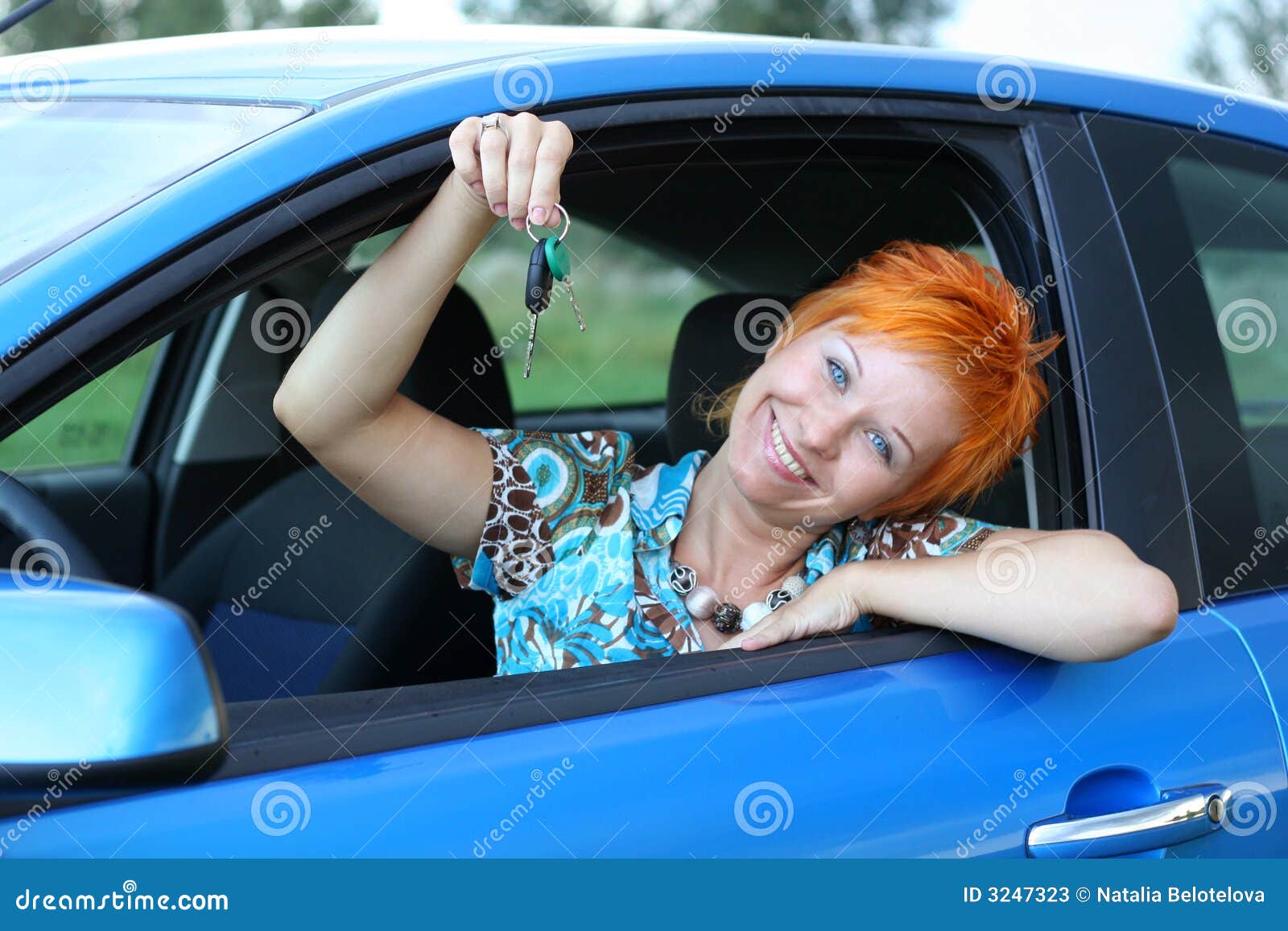 New Driver with Key from Car Stock Image - Image of driving, happiness ...