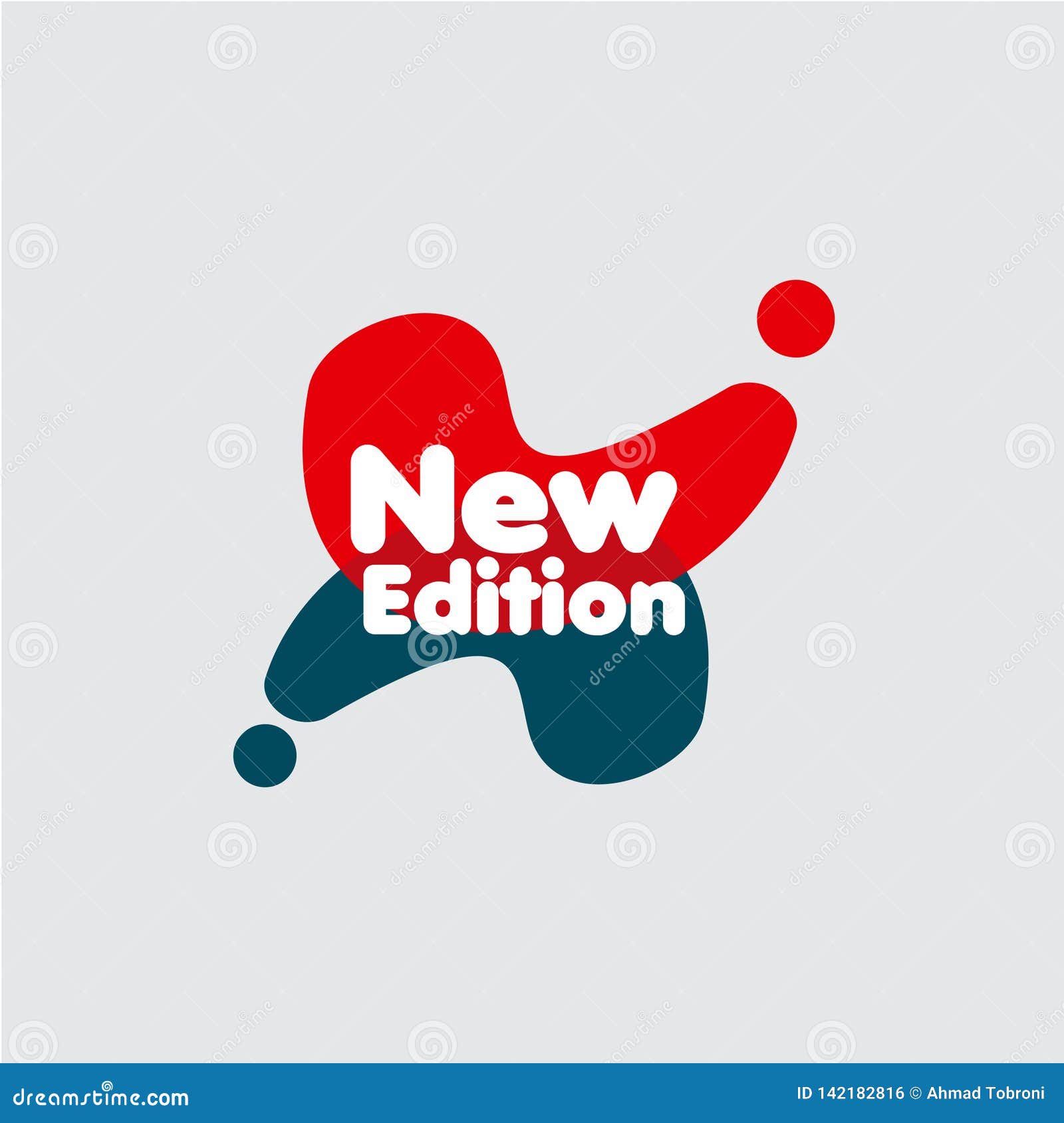 New Edition Label Vector Template Design Illustration Stock Vector ...