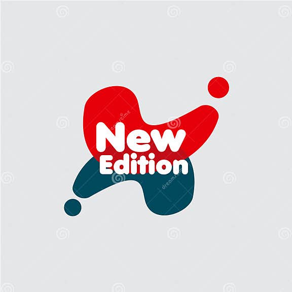 New Edition Label Vector Template Design Illustration Stock Vector ...