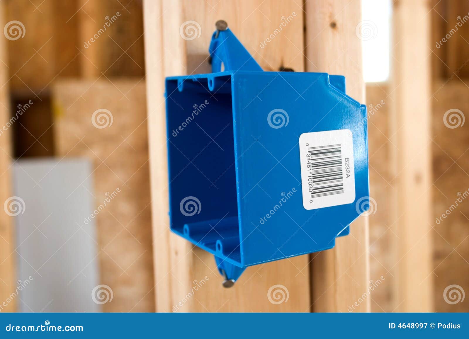New Electrical Box stock image. Image of contractor, outlet - 4648997