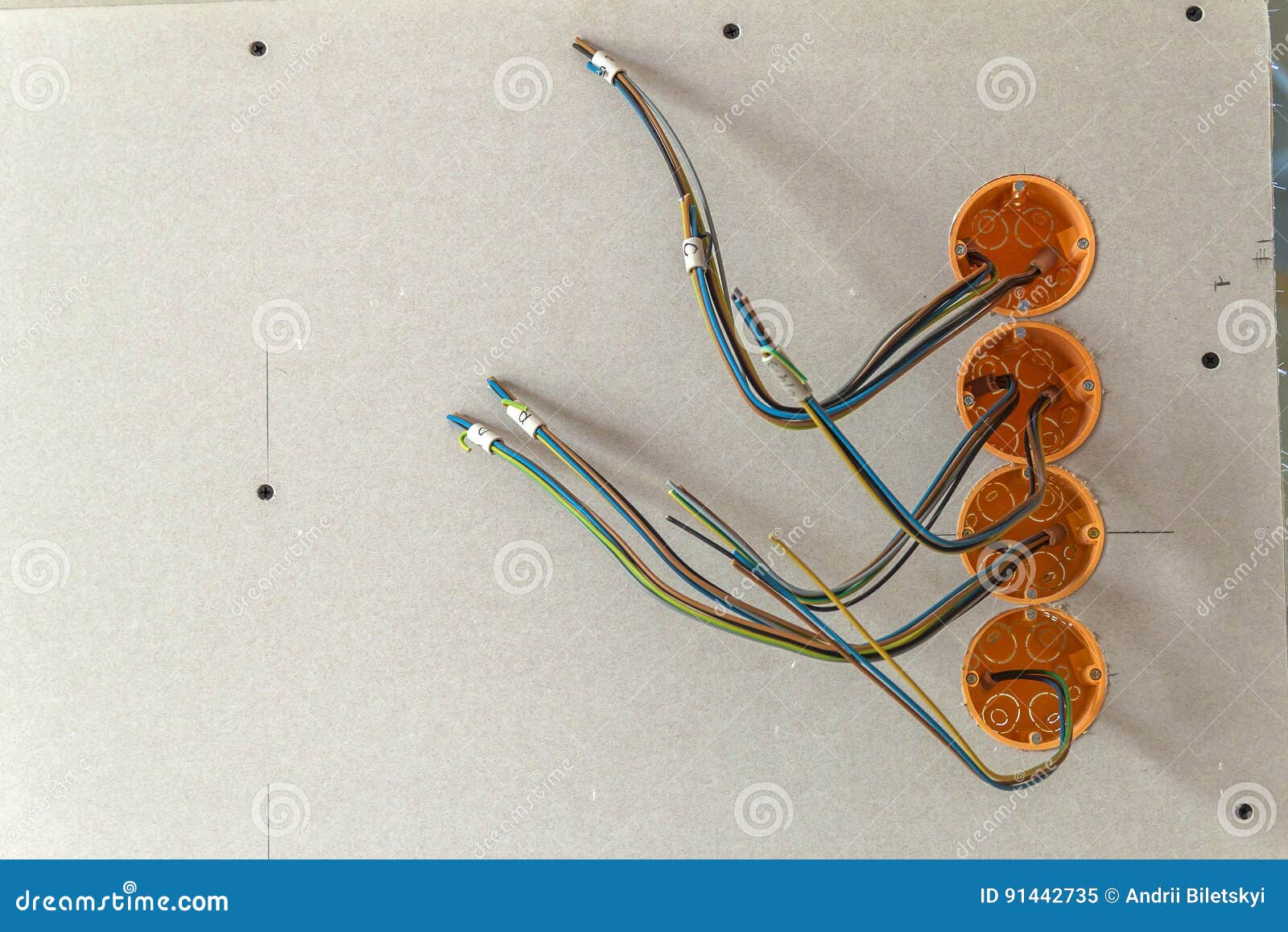 New Electrical Installation, Socket Plastic Boxes and Electrical Stock ...