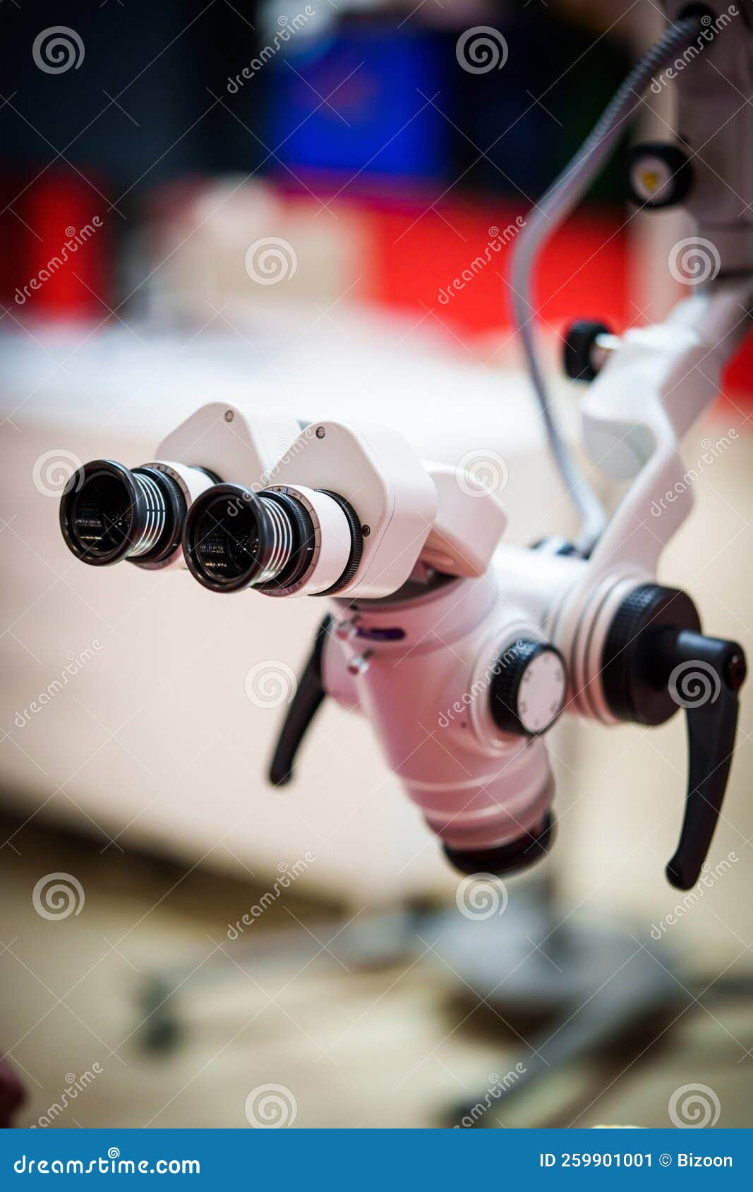 New Electronic Microscope in a Laboratory Stock Image - Image of ...