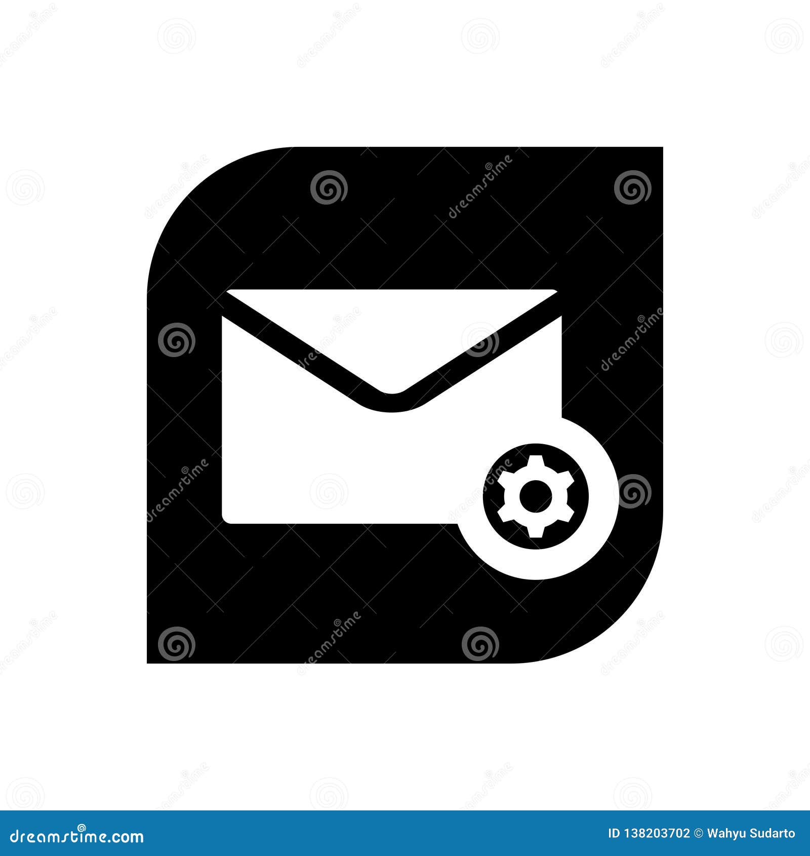 New email icon stock illustration. Illustration of message - 138203702