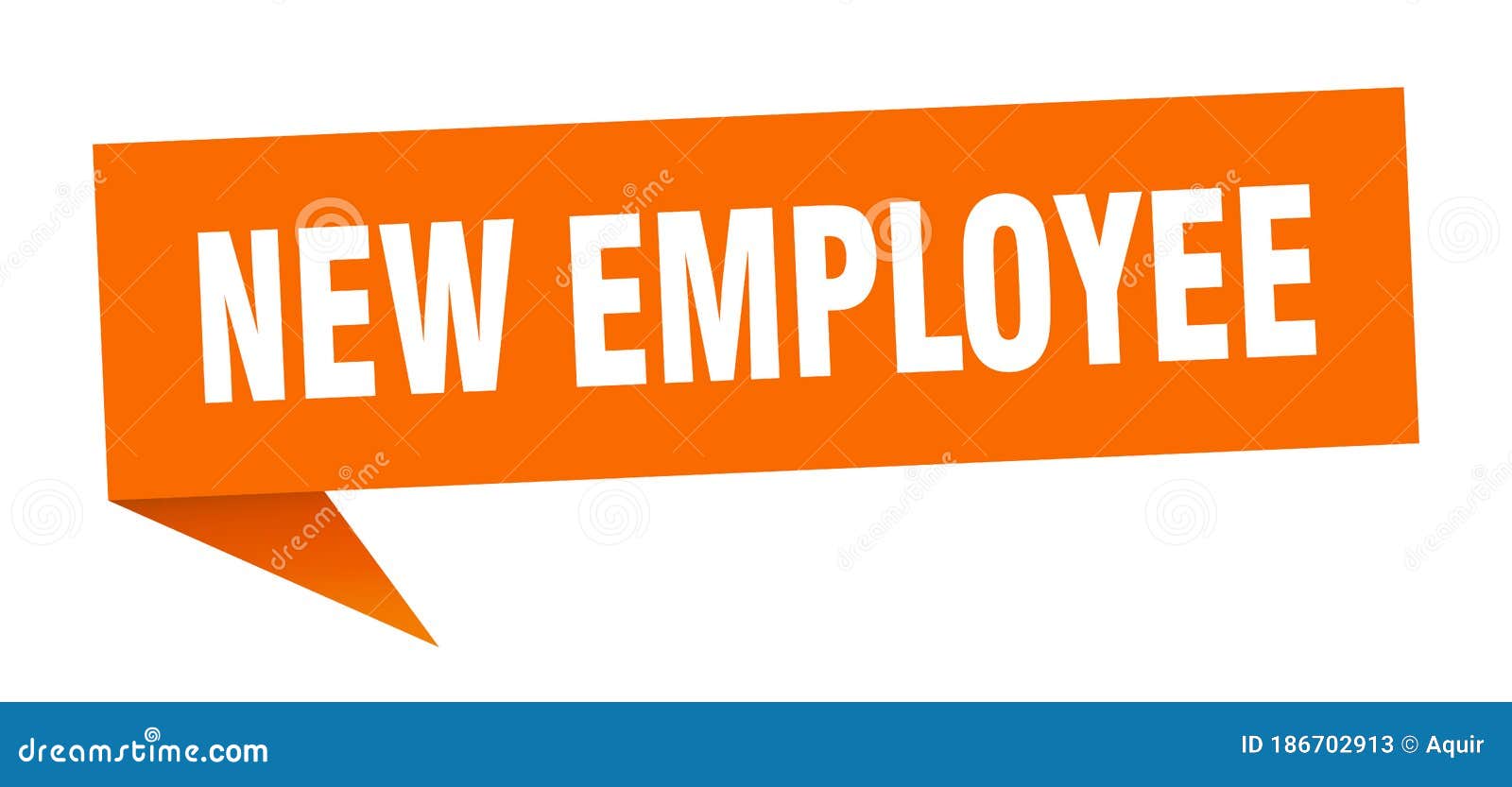 New Employee Banner. New Employee Speech Bubble Stock Vector ...