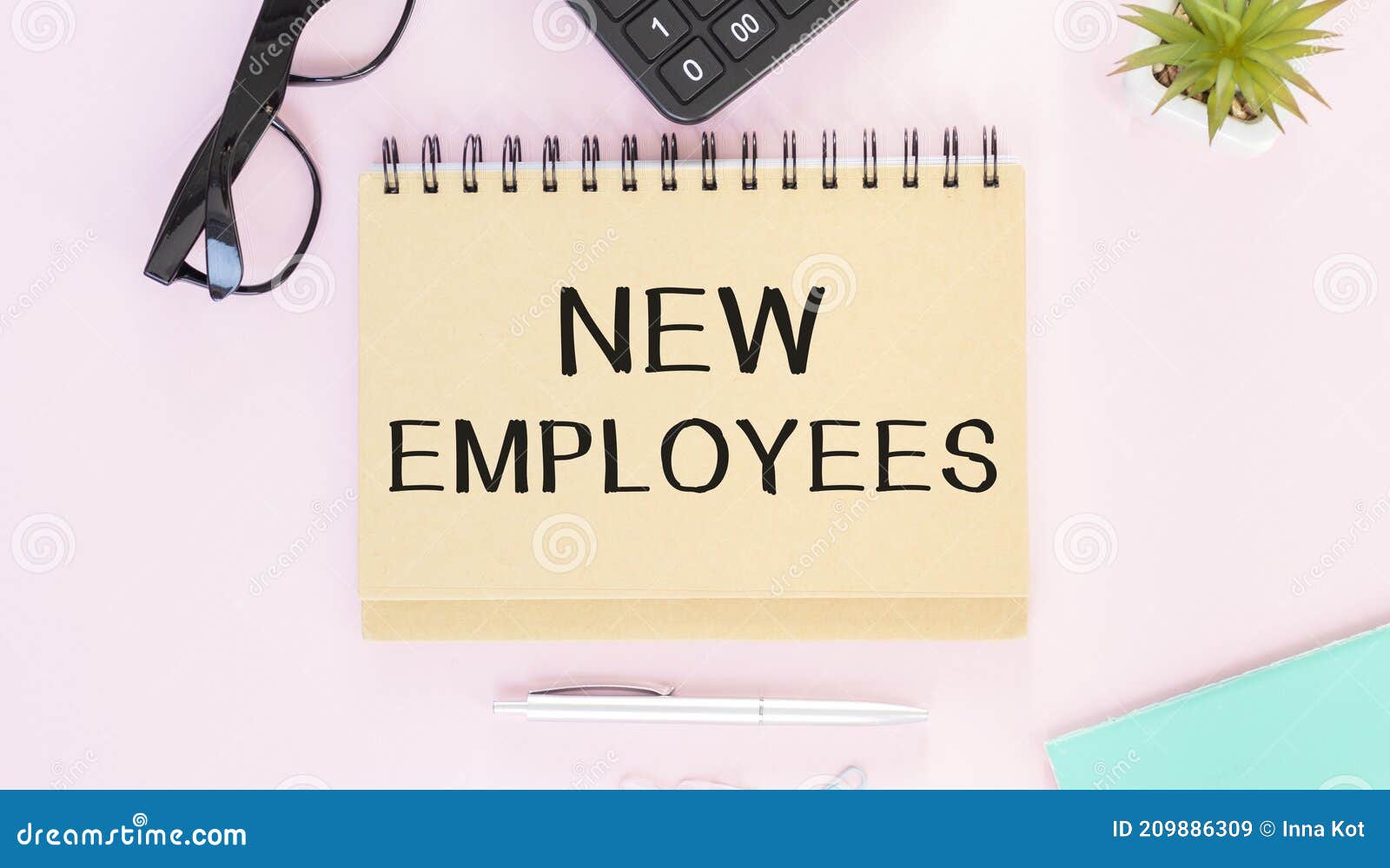 NEW EMPLOYEES Text on Notebook and Other Stock Image - Image of hiring ...