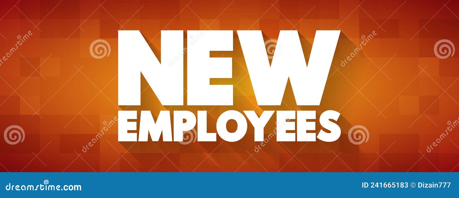 New Employees Text Quote, Concept Background Stock Illustration ...